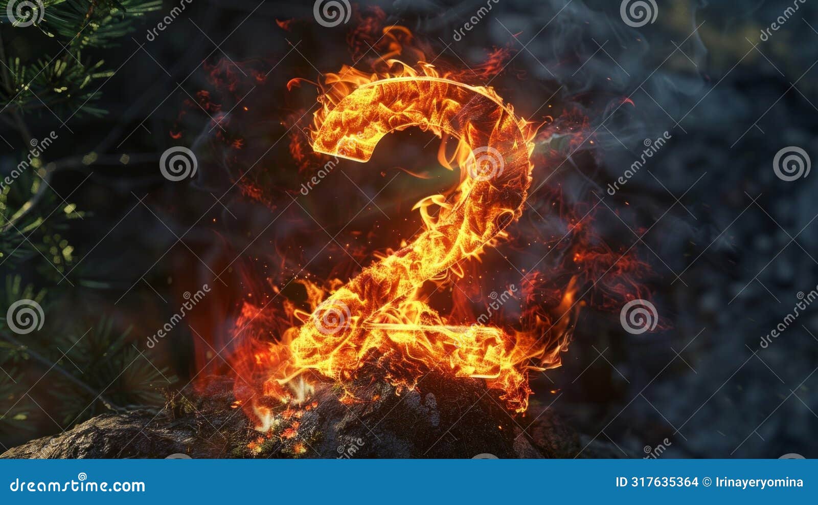 Number 2 in Numerology, Meaning, Characteristics Stock Photo - Image of ...
