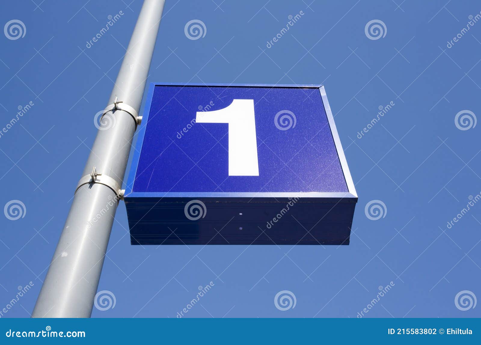 Number one stock photo. Image of attached, symbol, signage - 215583802
