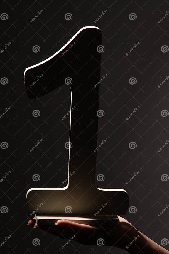 Number one stock image. Image of contour, young, elite - 22921699