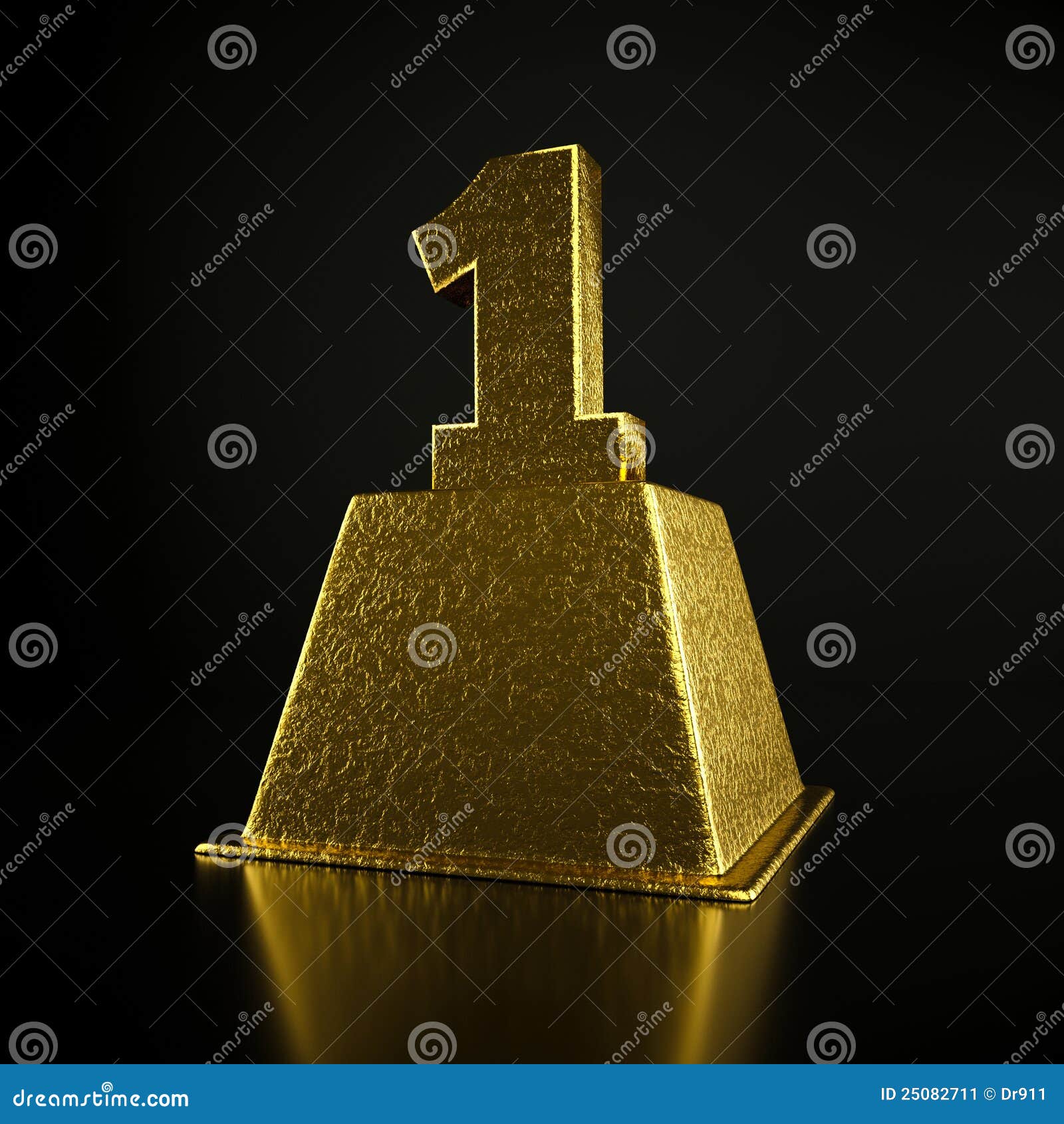 Number one stock illustration. Illustration of prize - 25082711