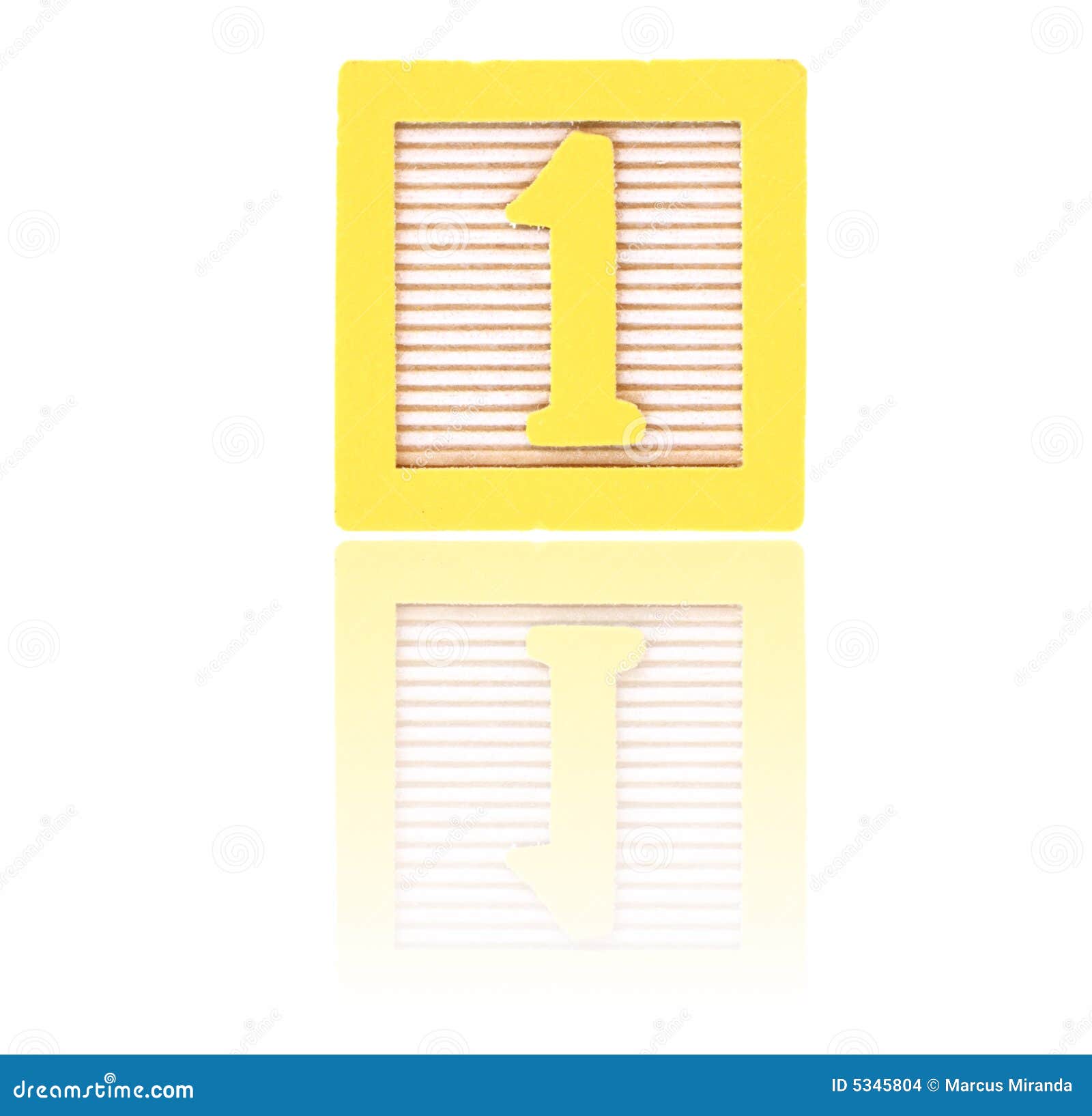 Number one stock photo. Image of yellow, childhood, play - 5345804