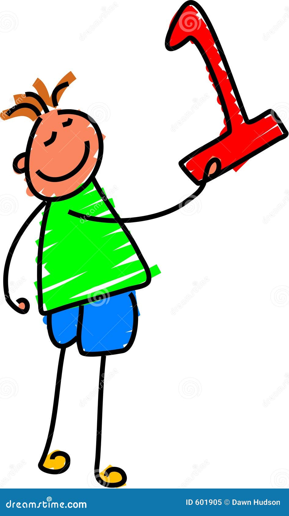 Number Two Kids Coloring Page Royalty-Free Cartoon | CartoonDealer.com ...