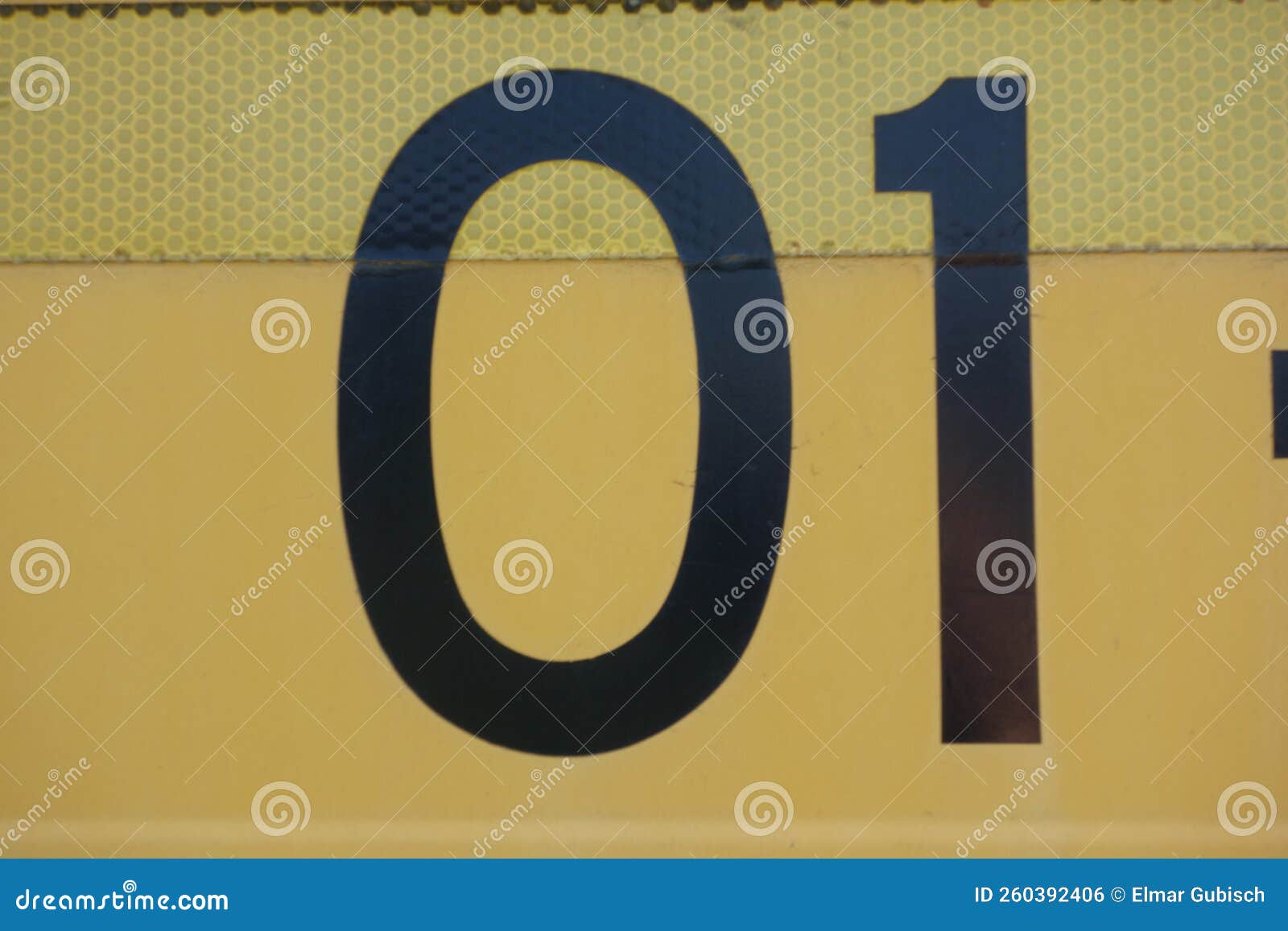 The Number One, an Arabic Numeral Stock Photo - Image of numeric ...