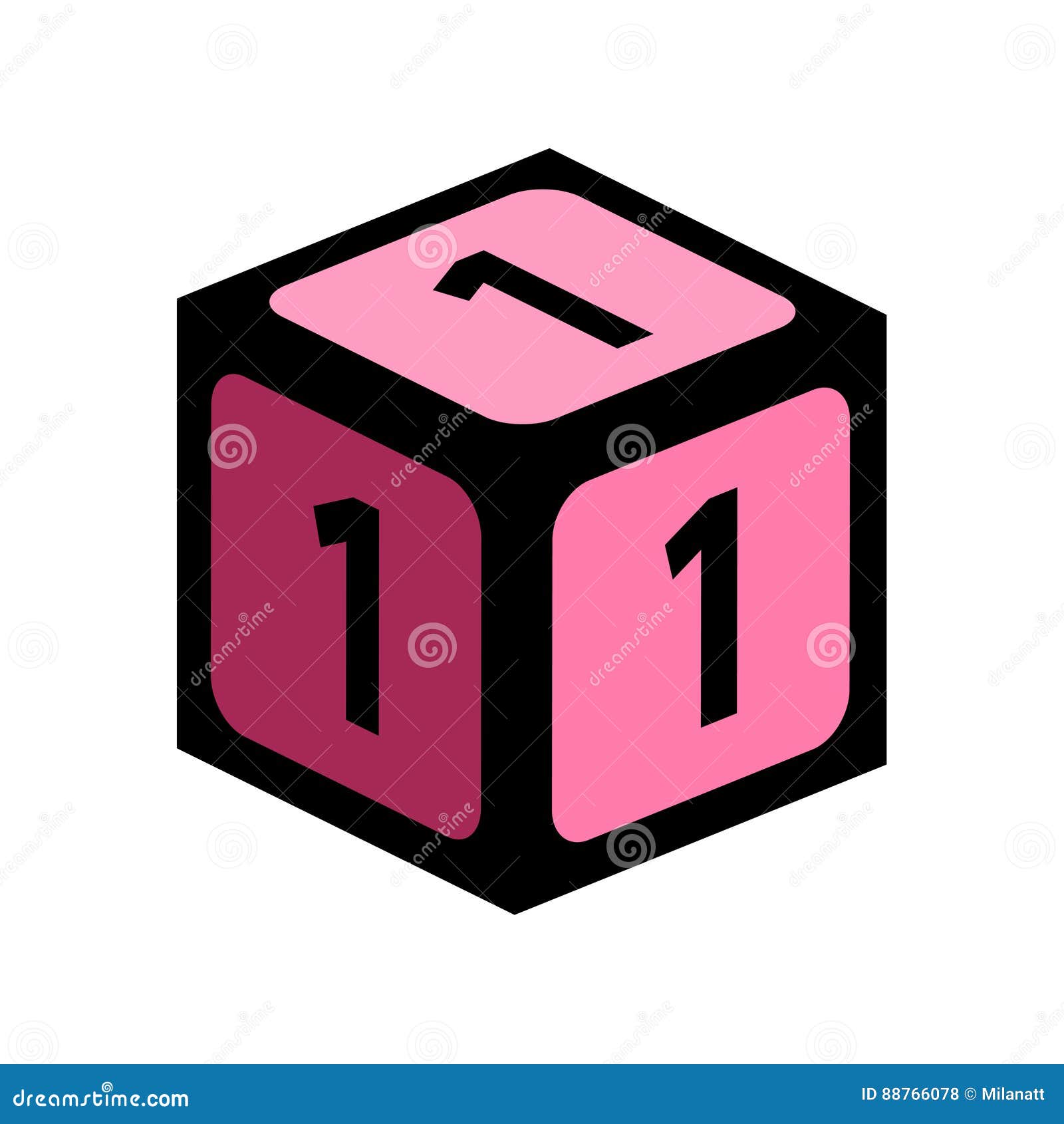 Number stock vector. Illustration of math, vector, sign - 88766078