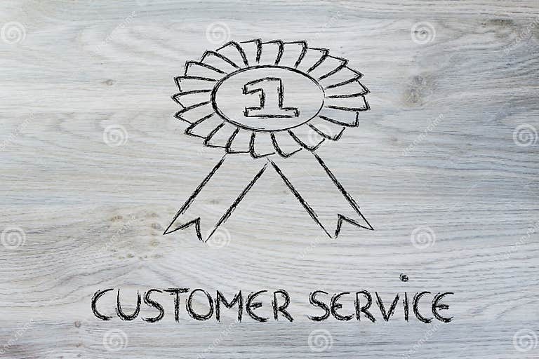 Number One Customer Service Stock Image - Image of opinion, individual ...