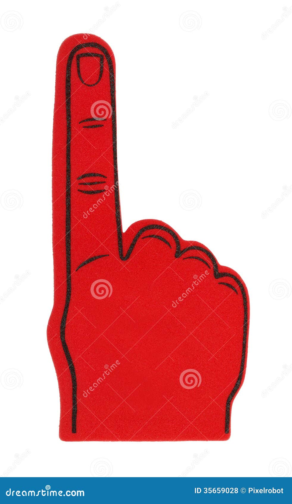 Number One Finger stock photo. Image of white, winning - 35659028