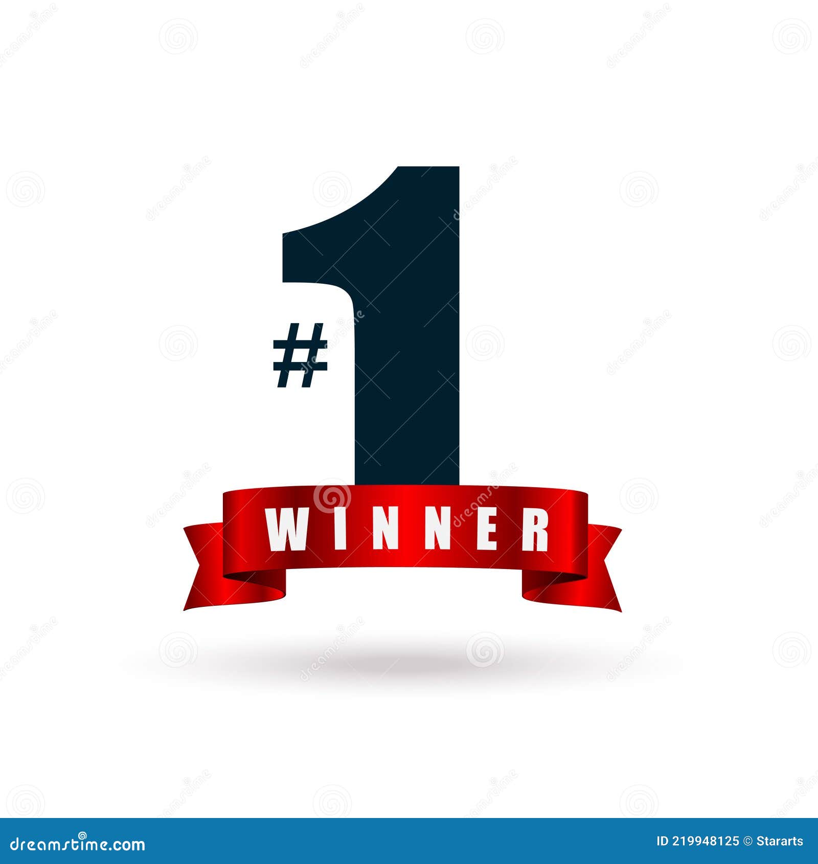 Number One First Place Winner Label Stock Vector - Illustration of ...