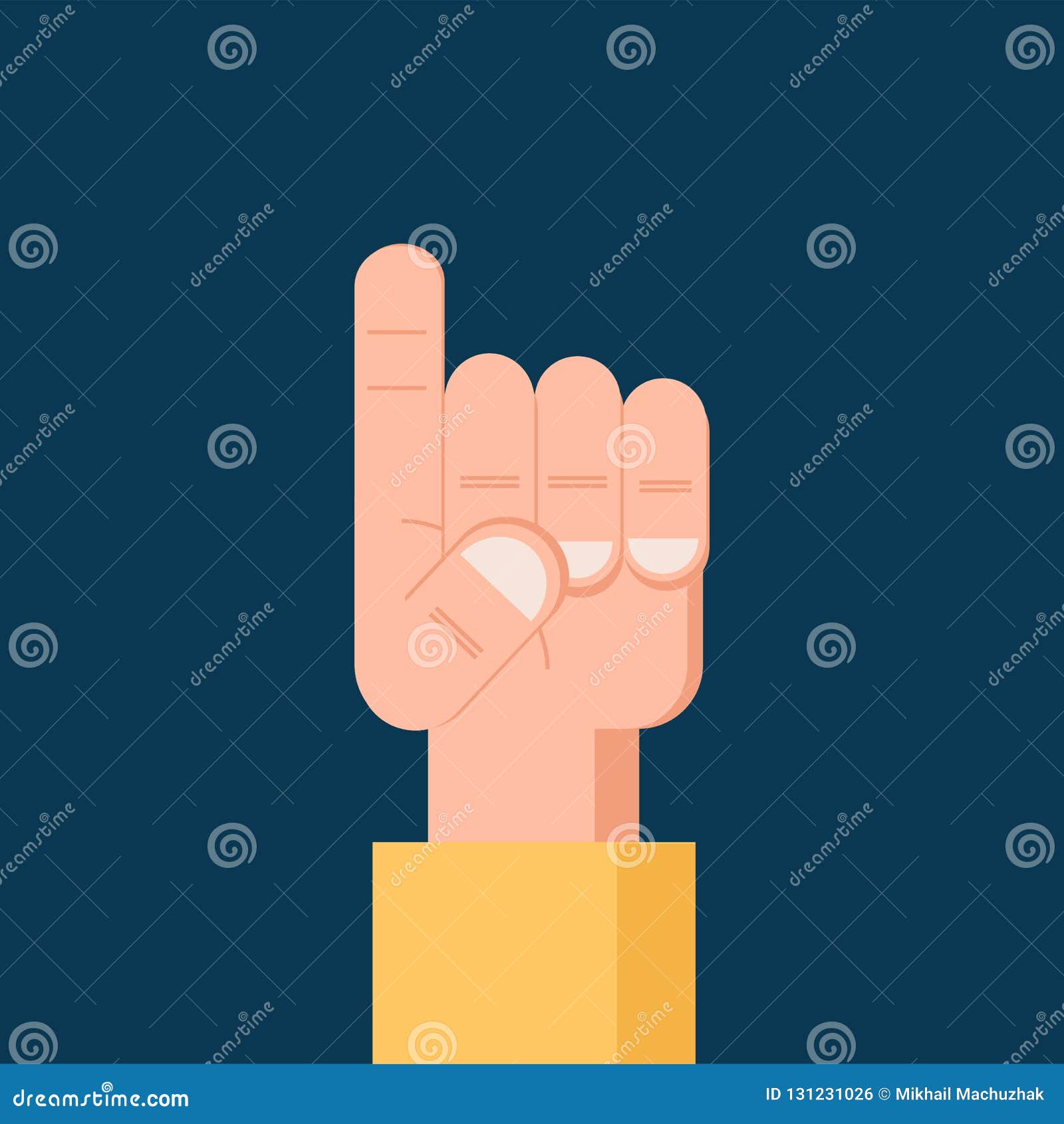 Number 1 One Flat Icon. Isolated Vector Symbol Stock Vector ...