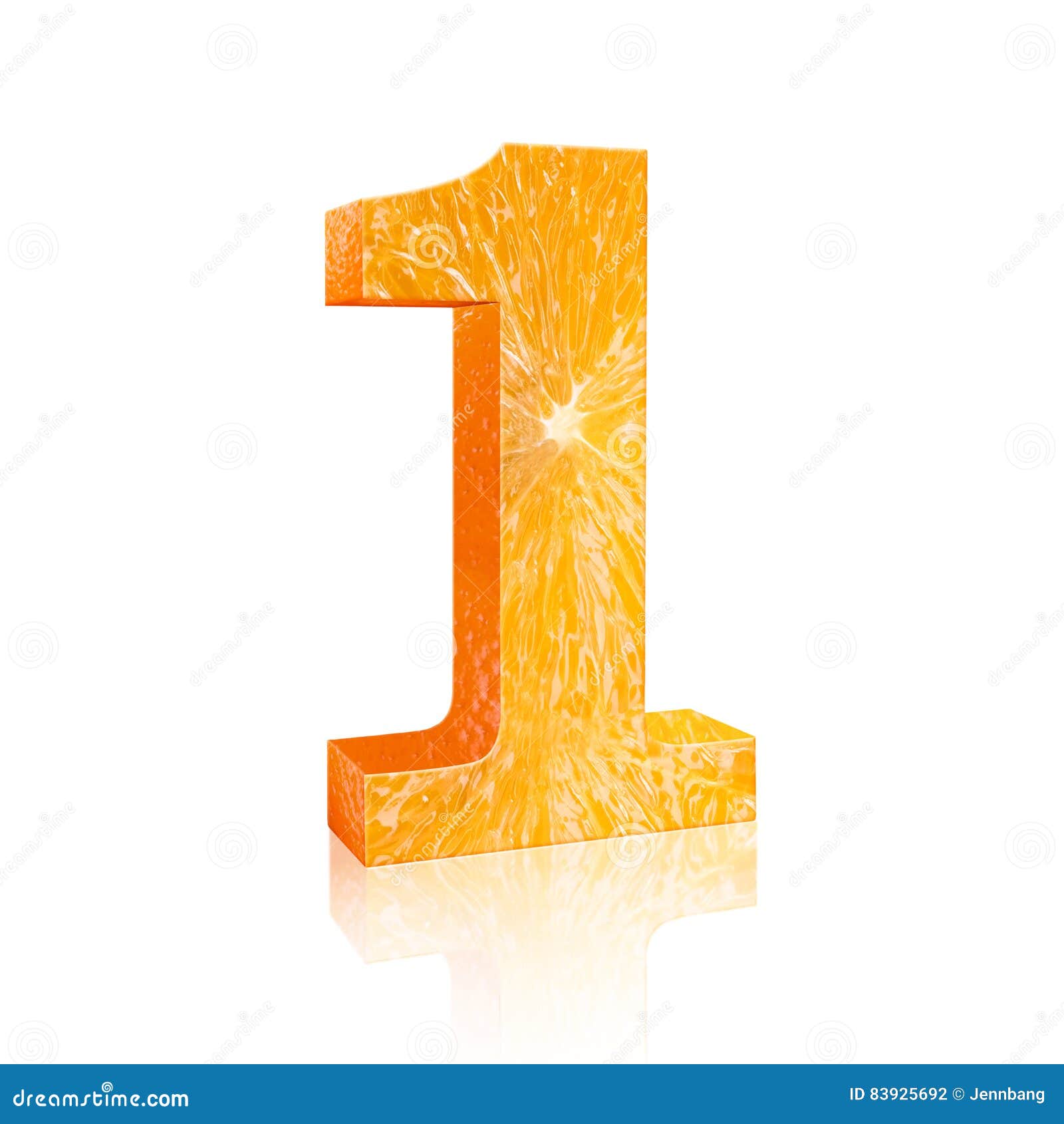 Number one Fresh orange stock photo. Image of juice, text - 83925692