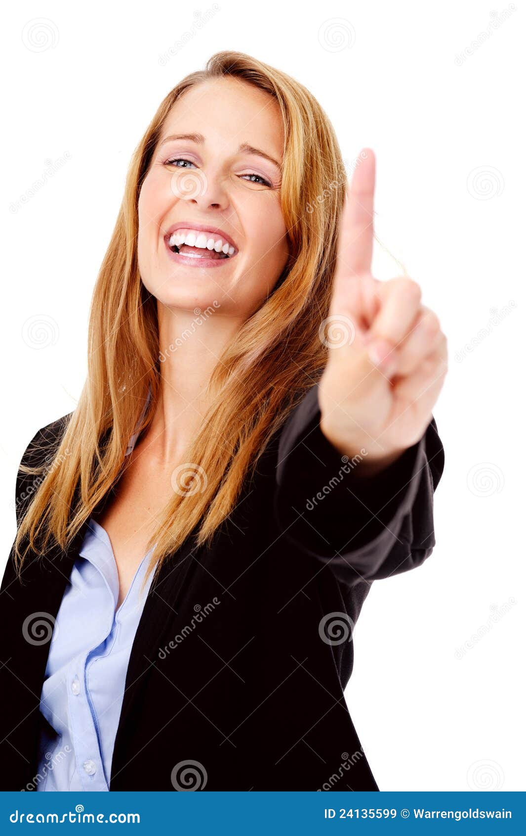 Number one hand gesture stock image. Image of happy, beauty - 24135599