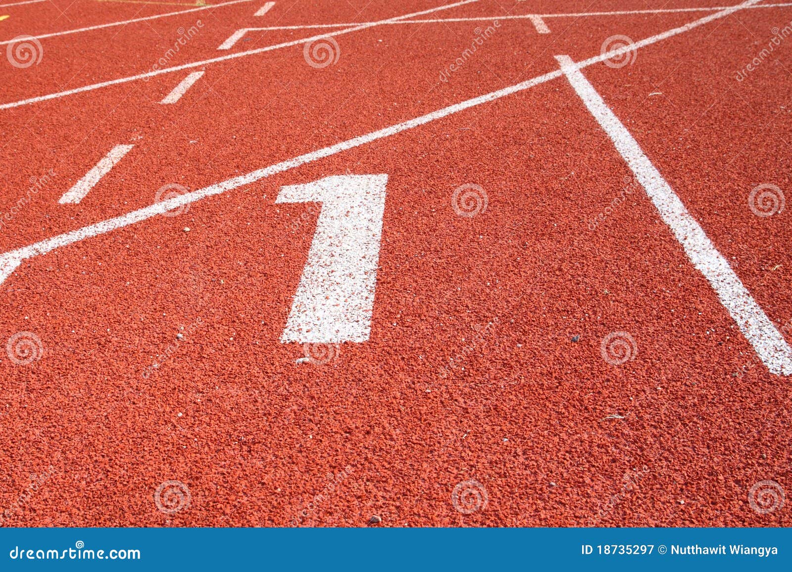 Number one lane stock image. Image of race, path, lane - 18735297