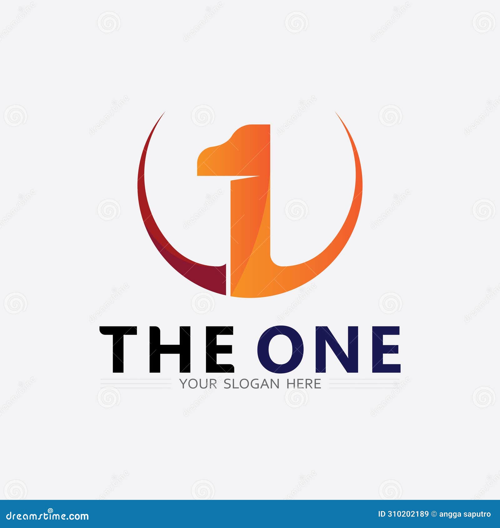 Number One Logo and Vector Number Design Stock Images Illustration ...