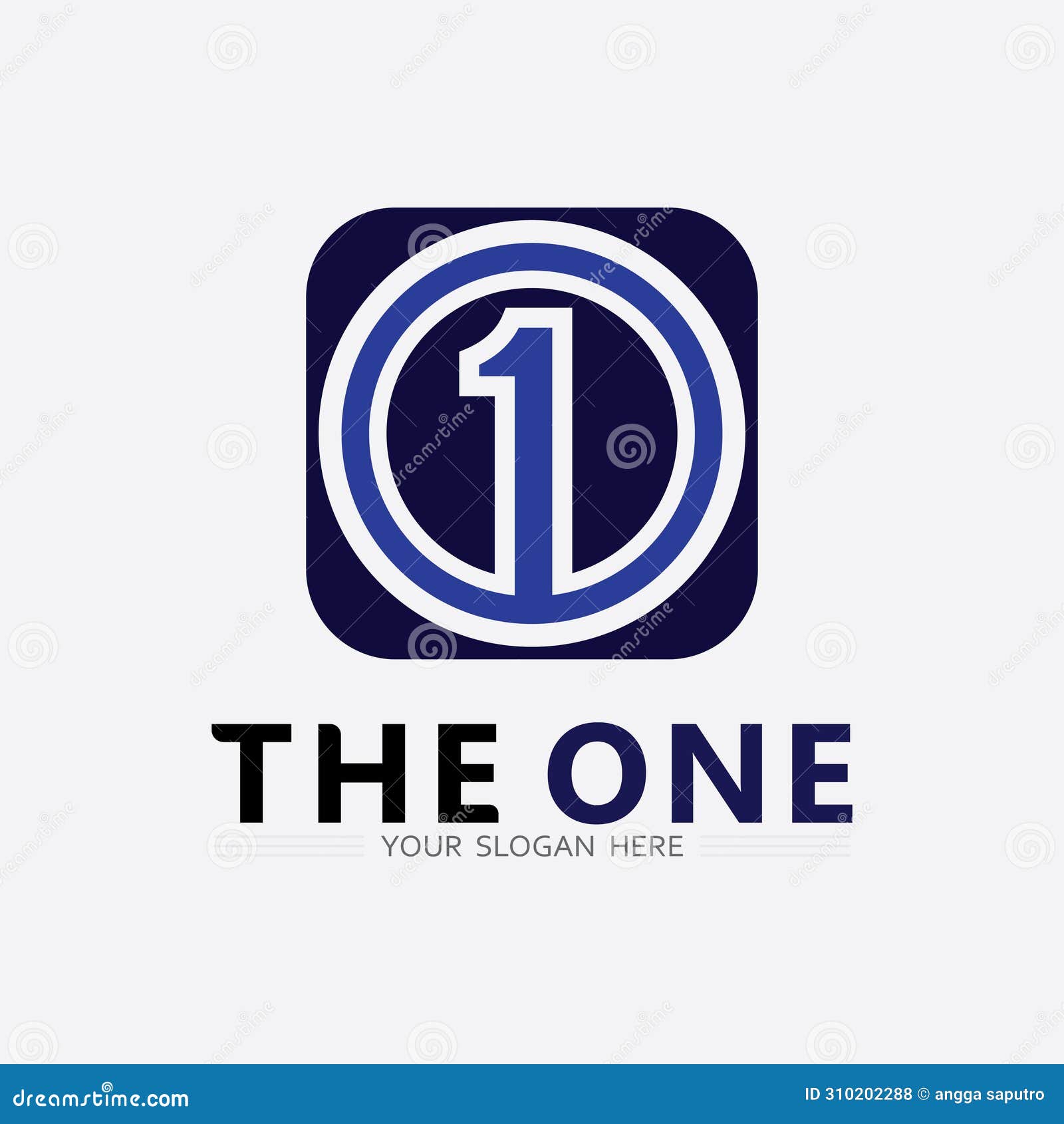 Number One Logo and Vector Number Design Stock Images Illustration ...