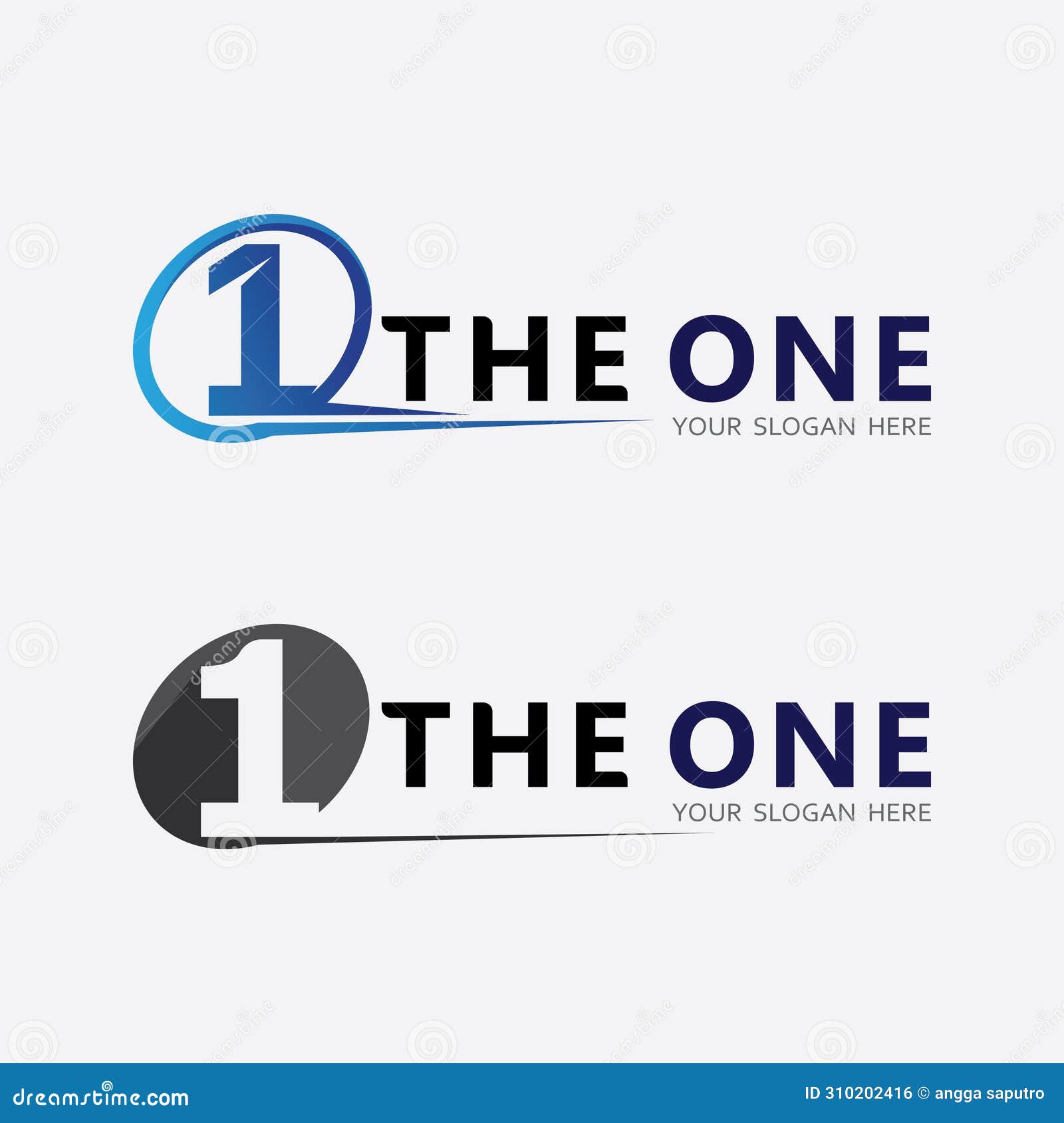 Number One Logo and Vector Number Design Stock Images Illustration ...