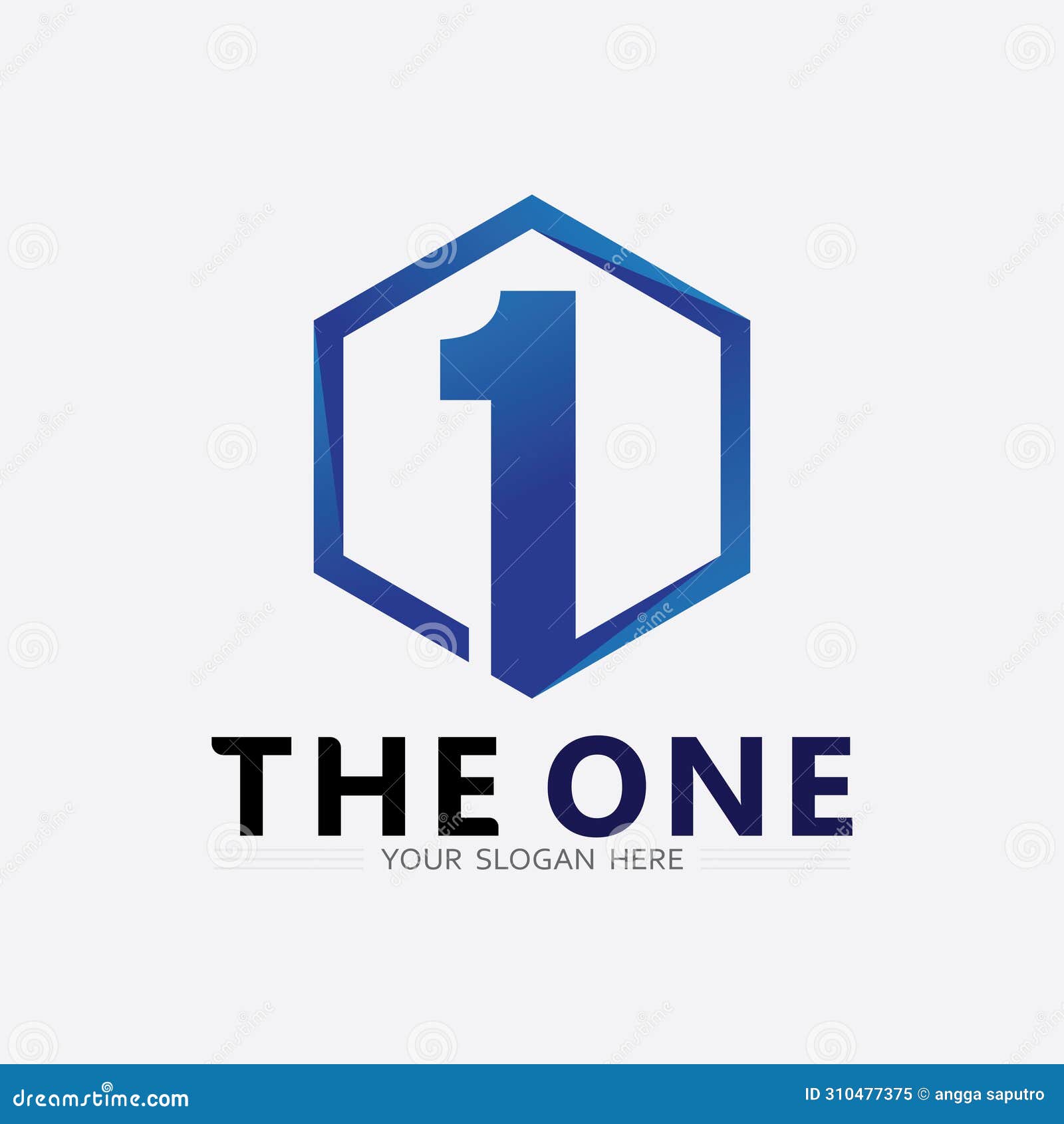 Number One Logo and Vector Number Design Stock Images Illustration ...