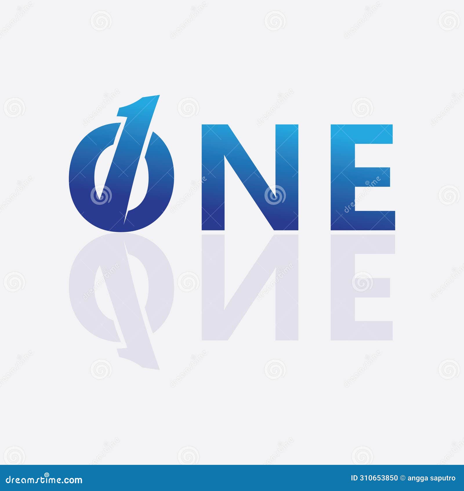 Number One Logo and Vector Number Design Stock Images Illustration ...