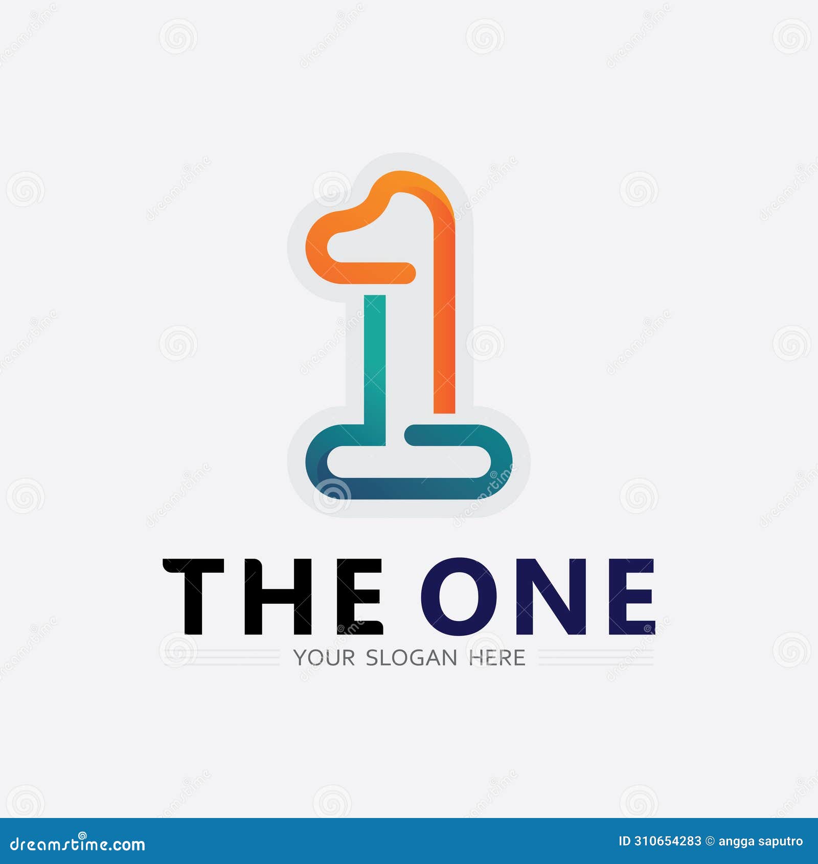 Number One Logo and Vector Number Design Stock Images Illustration ...