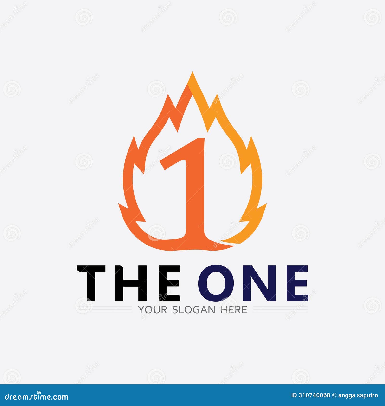 Number One Logo and Vector Number Design Stock Images Illustration ...