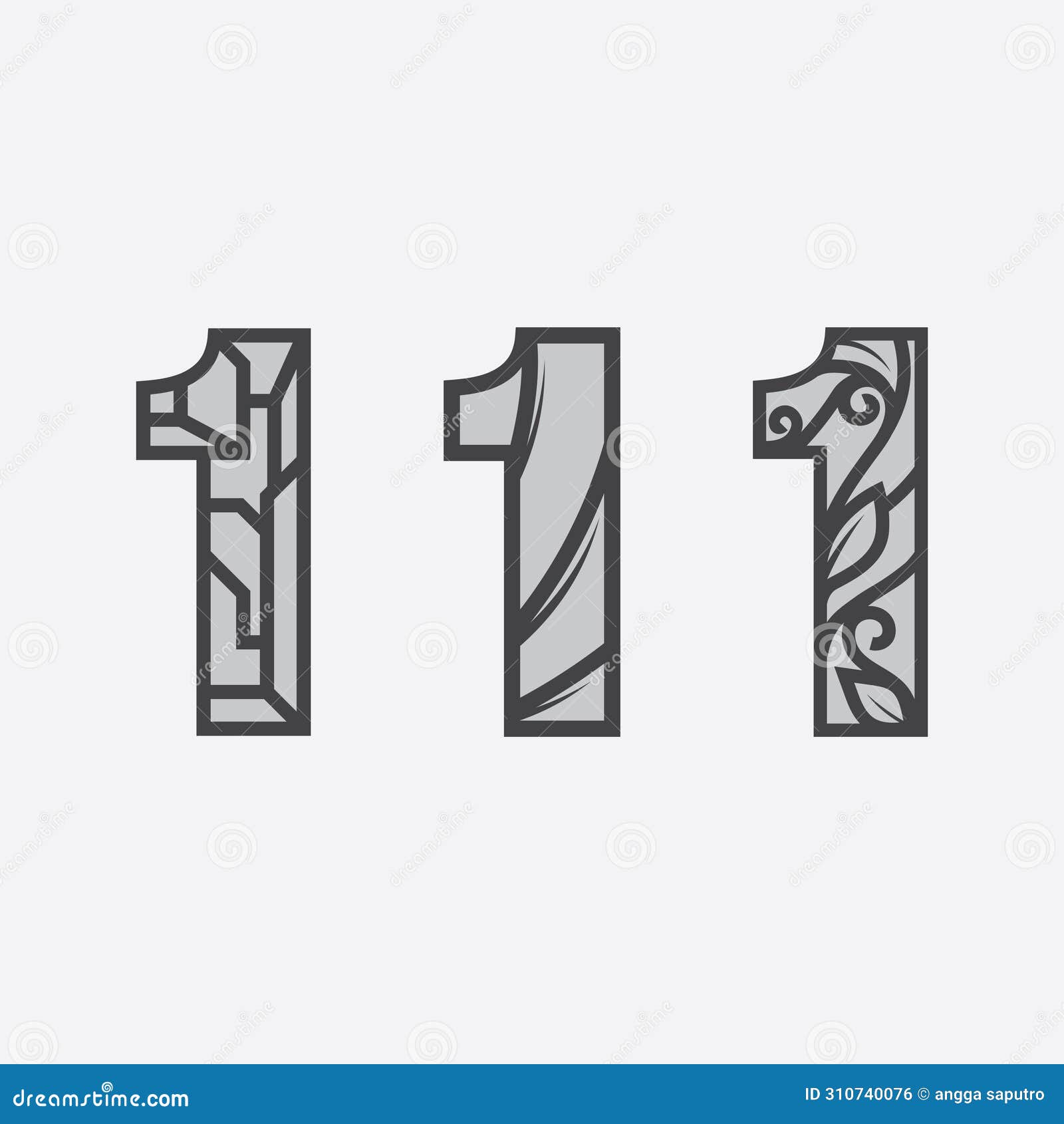 Number One Logo and Vector Number Design Stock Images Illustration ...