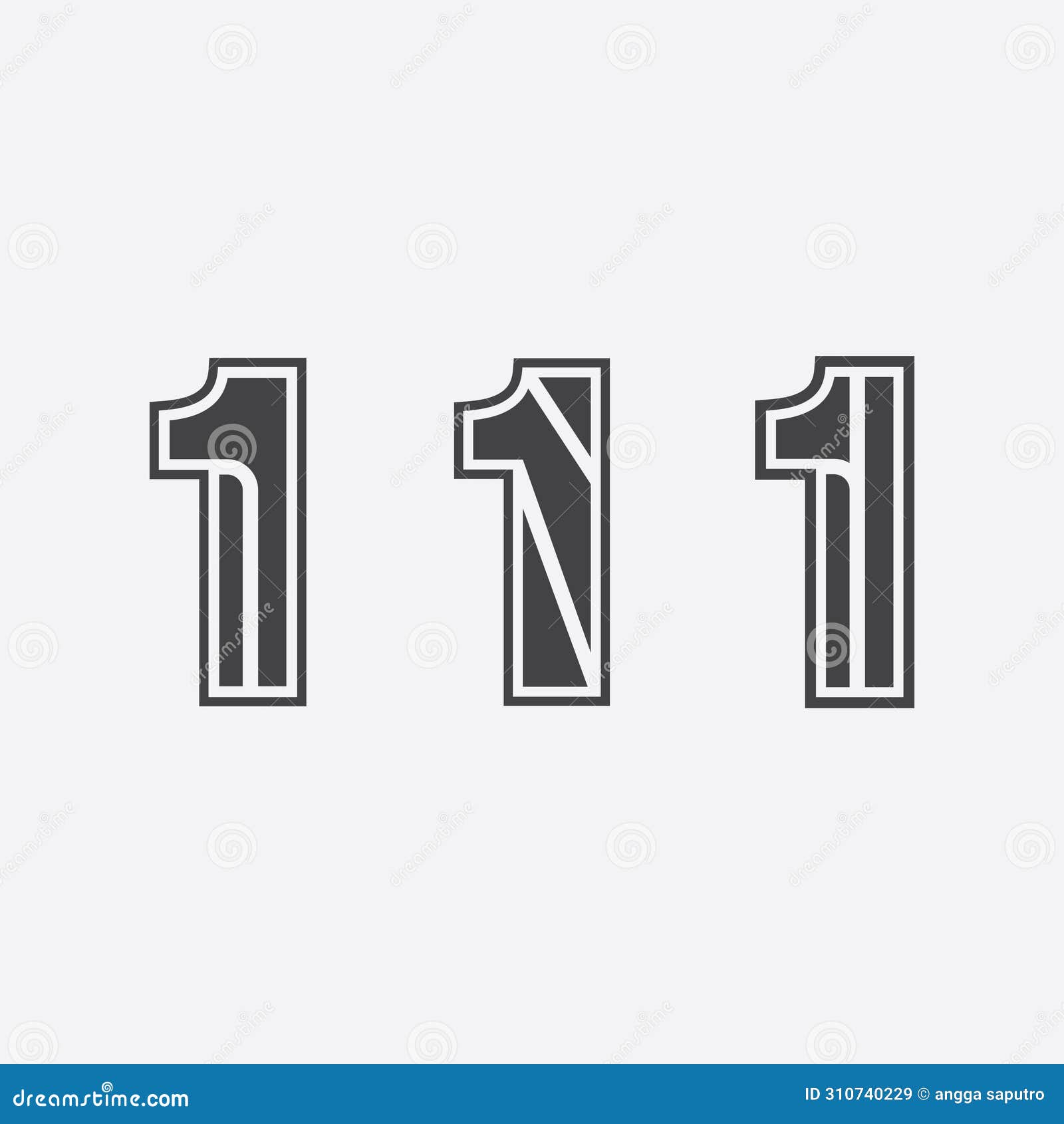 Number One Logo and Vector Number Design Stock Images Illustration ...