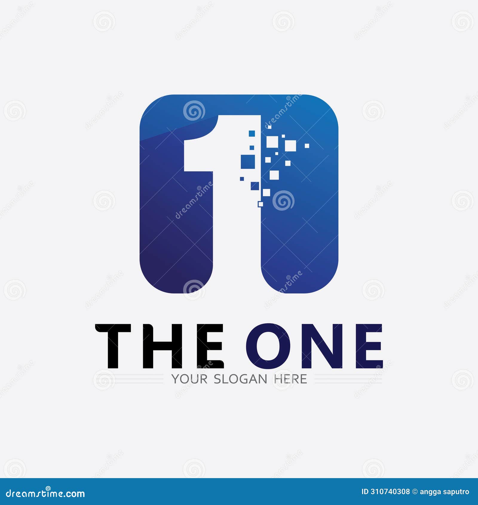 Number One Logo and Vector Number Design Stock Images Illustration ...