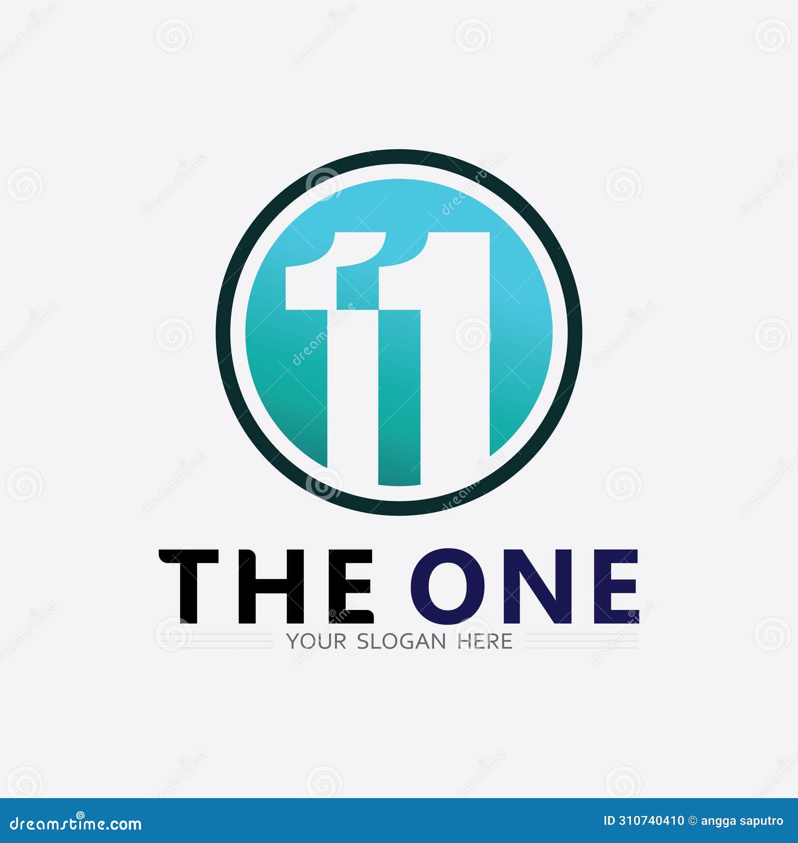 Number One Logo and Vector Number Design Stock Images Illustration ...