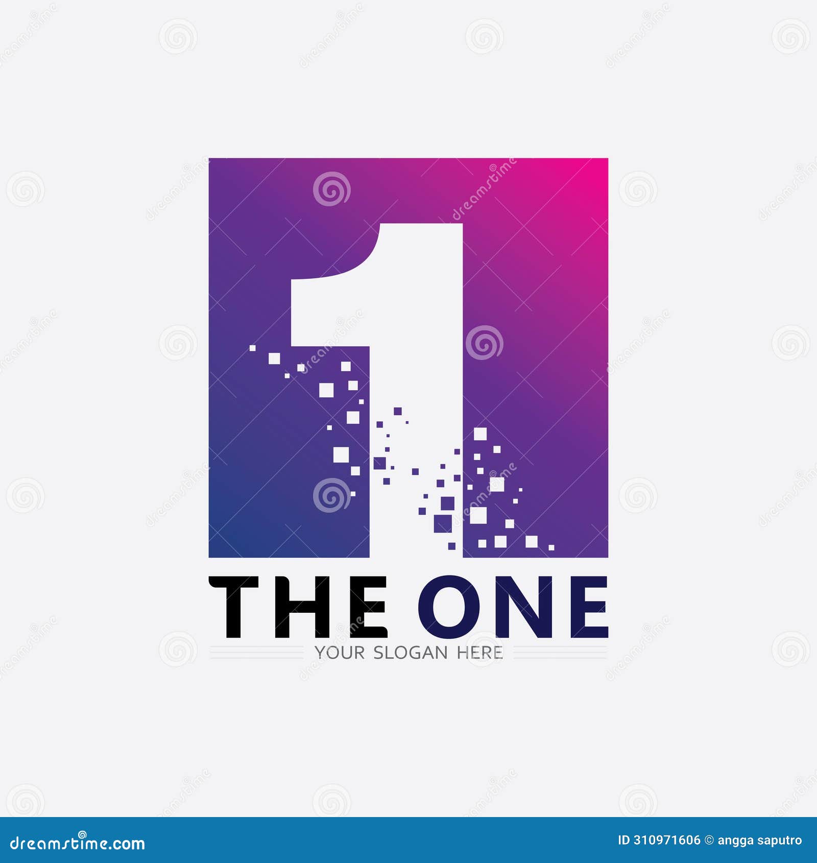 Number One Logo and Vector Number Design Stock Images Illustration ...