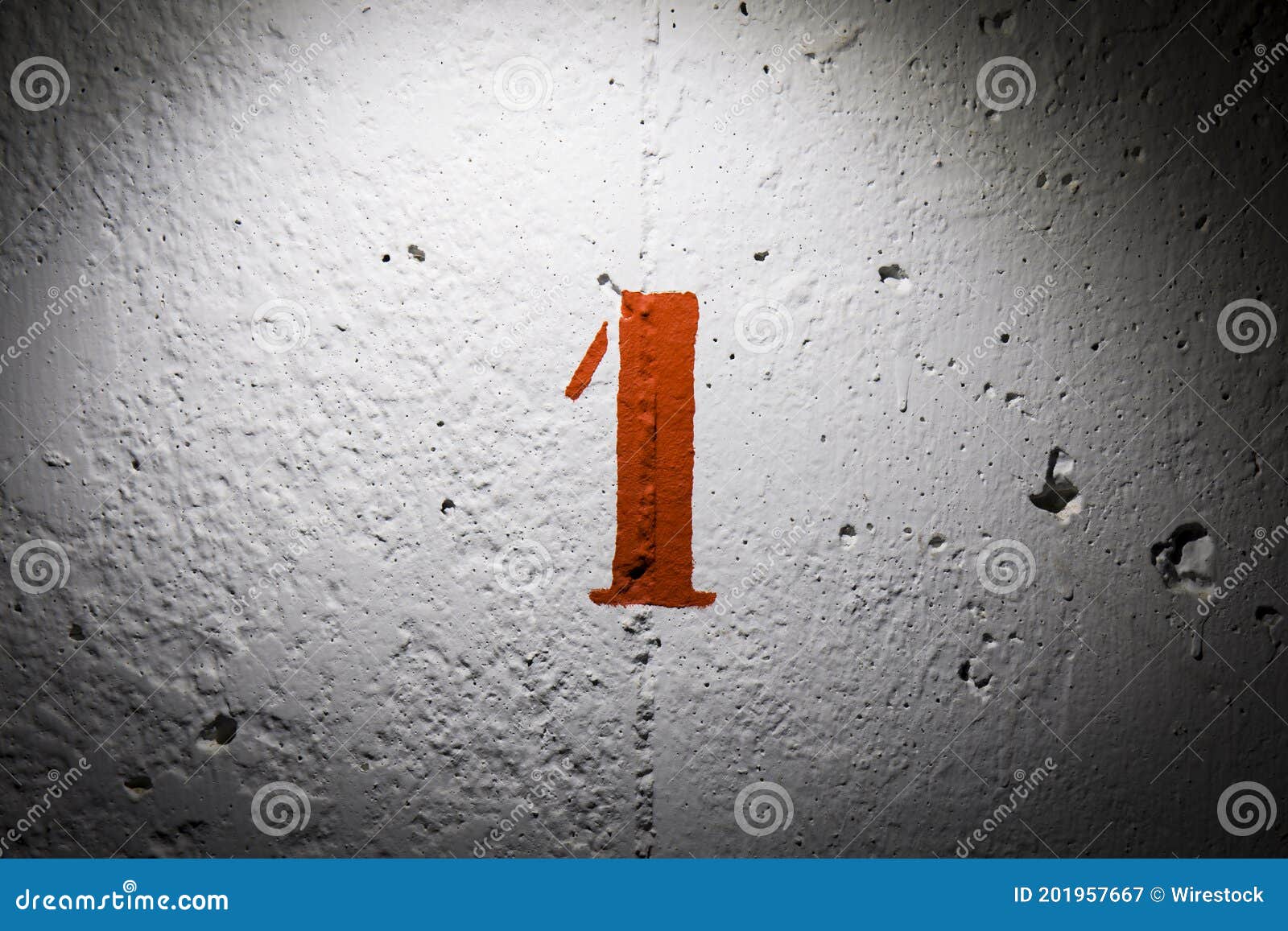 Red Number on White Background Stock Image - Image of numerals, diary ...