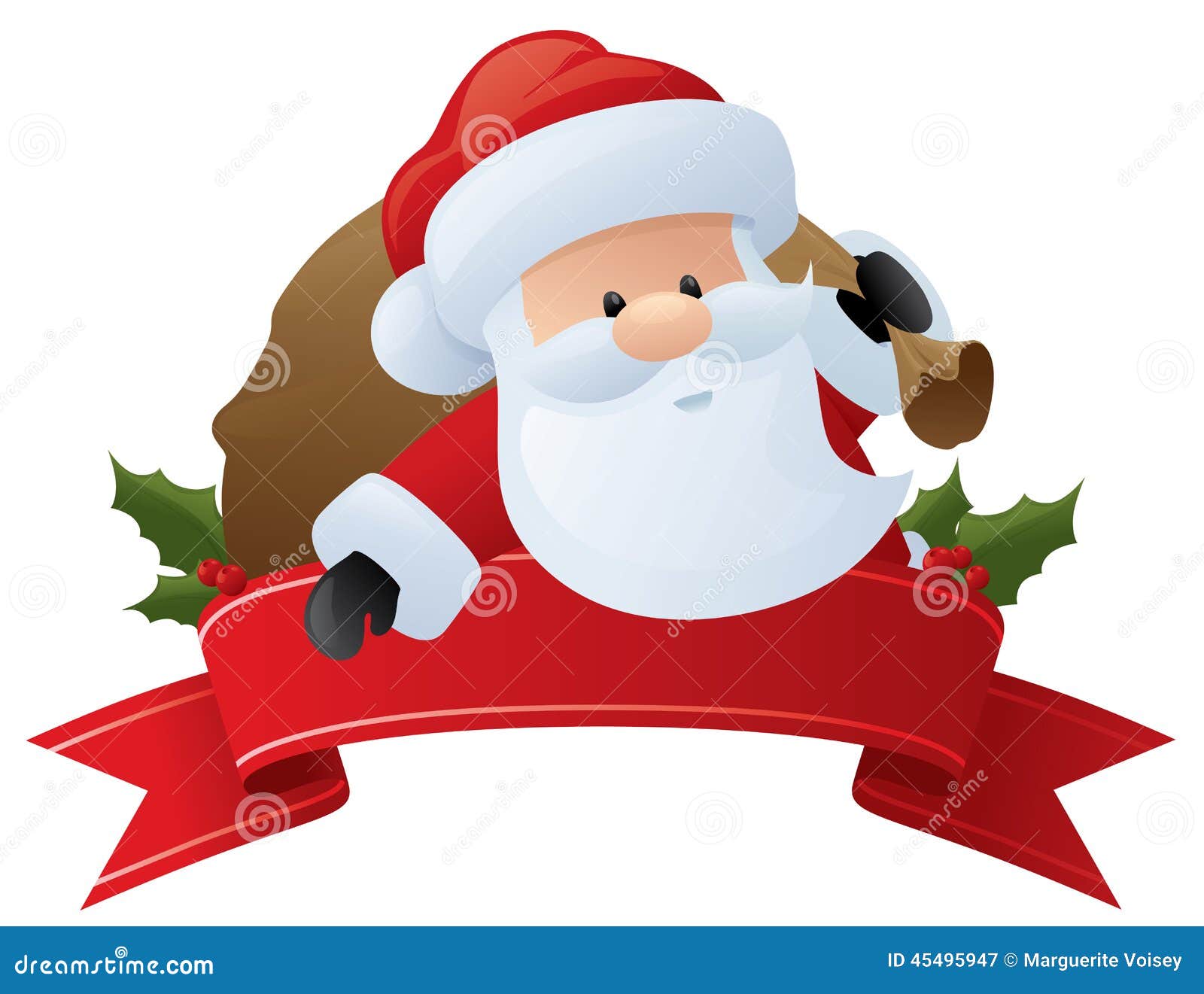 Number One Santa stock vector. Illustration of christmas - 45495947