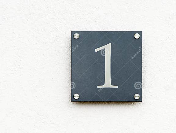 Number one sign stock photo. Image of black, number, numeral - 18376046