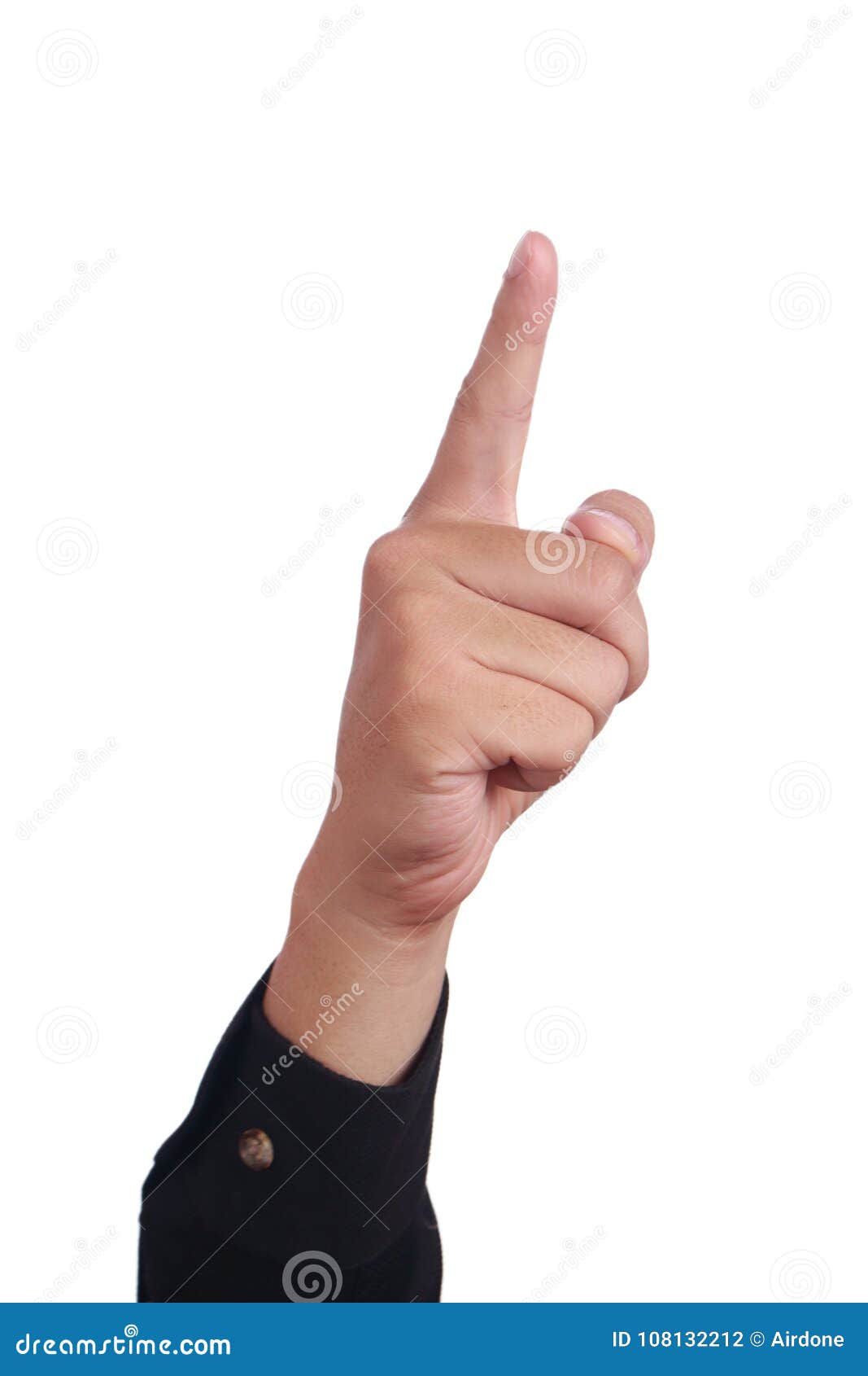 Number one sign stock photo. Image of person, greeting - 108132212