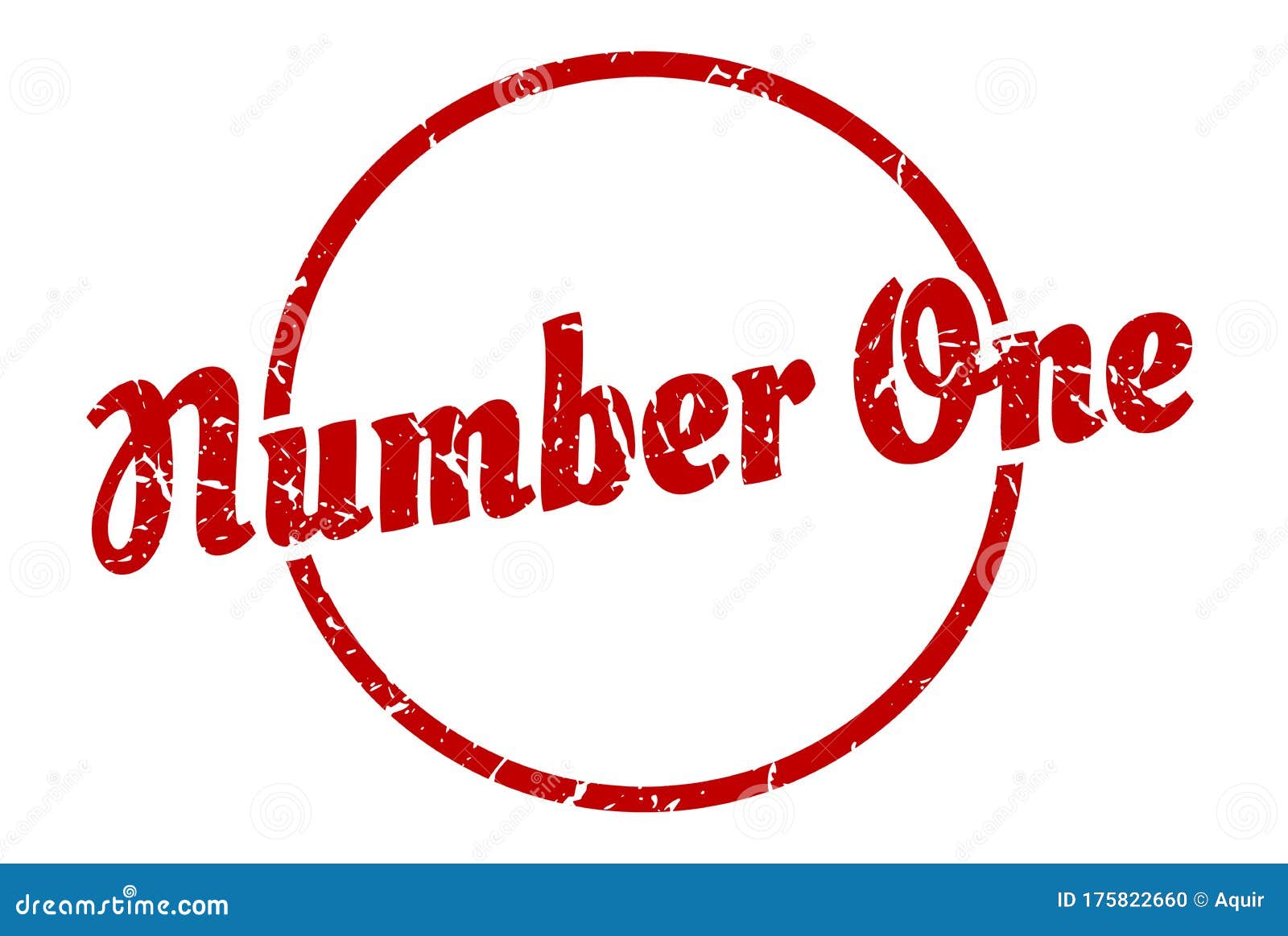 Number One Sign. Number One Round Vintage Stamp Stock Vector ...