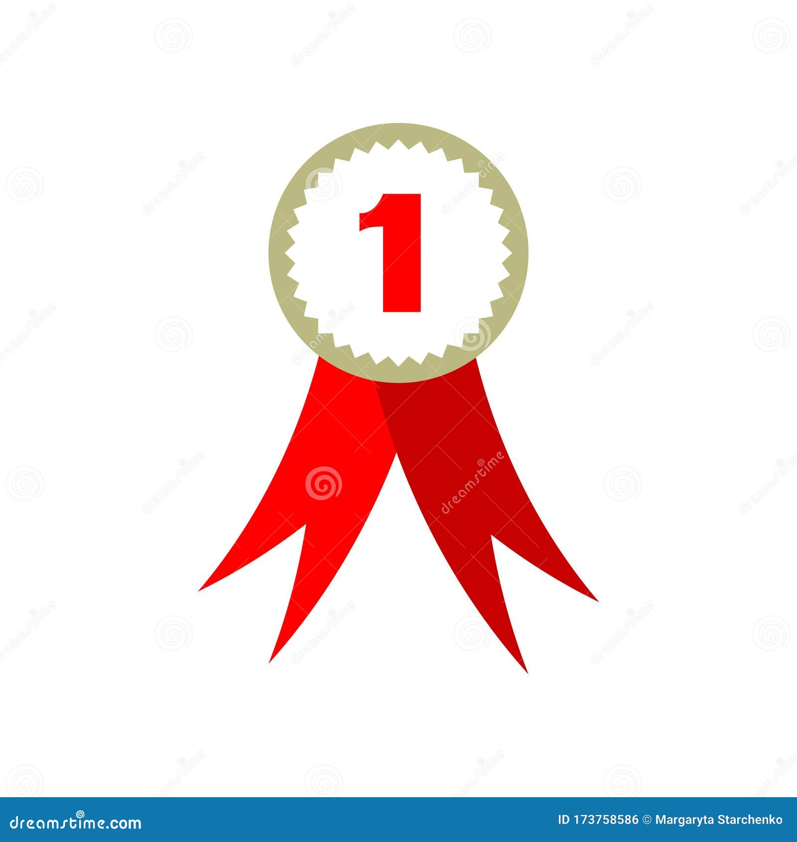 Number one sign stock vector. Illustration of label - 173758586