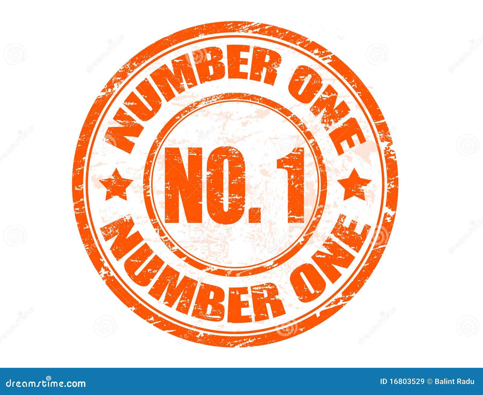 Number one stamp stock vector. Illustration of leader - 16803529