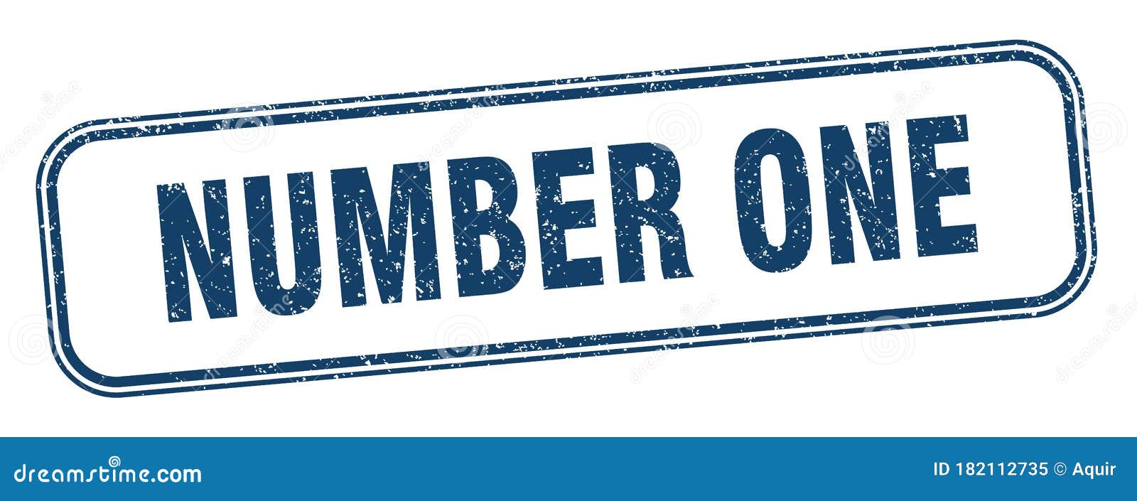 Number One Stamp. Number One Square Grunge Sign Stock Vector ...