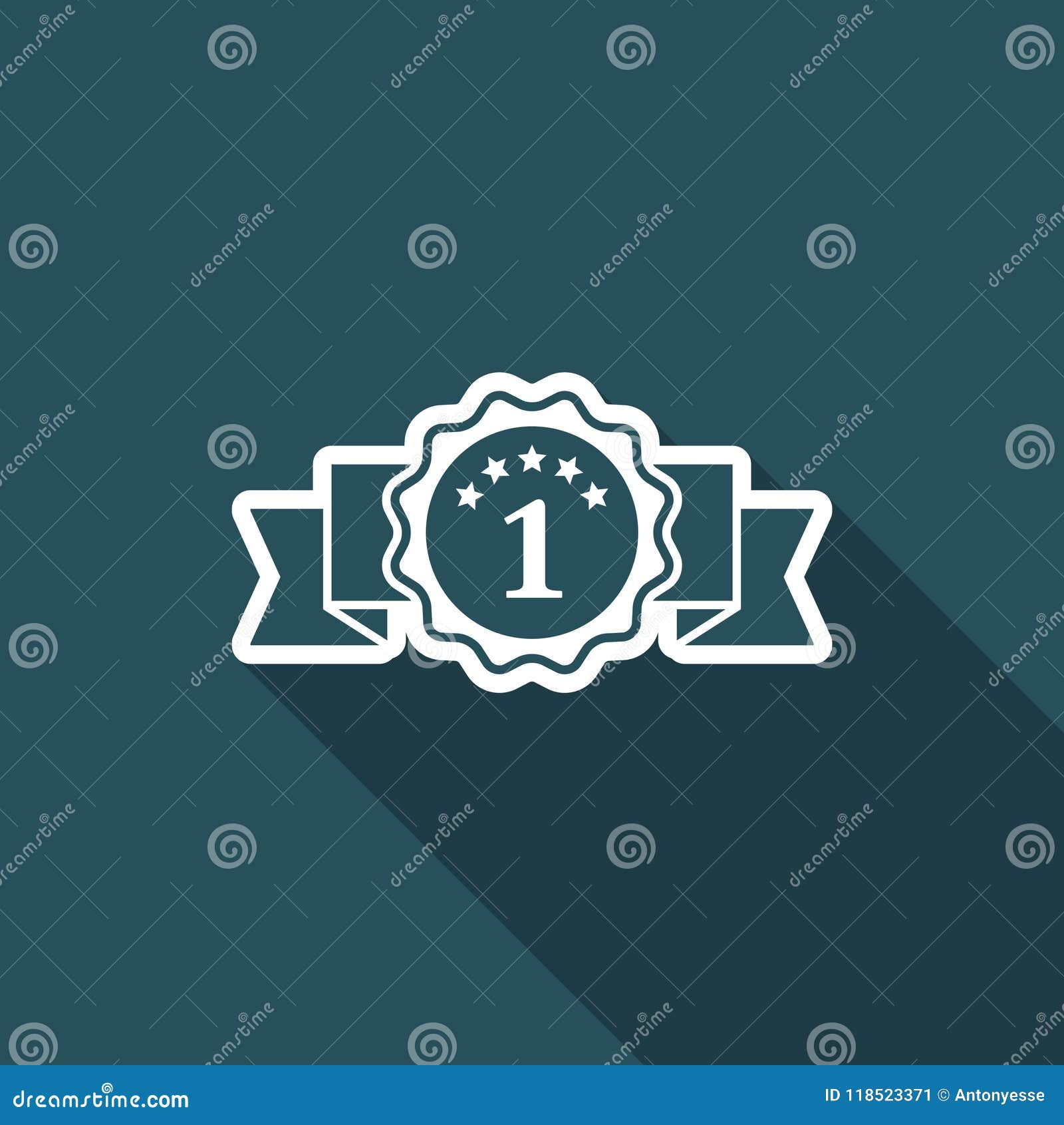 Number one symbol icon stock vector. Illustration of smartphone - 118523371