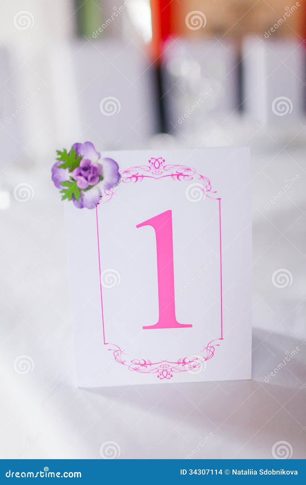 Number One Table stock photo. Image of formal, design - 34307114