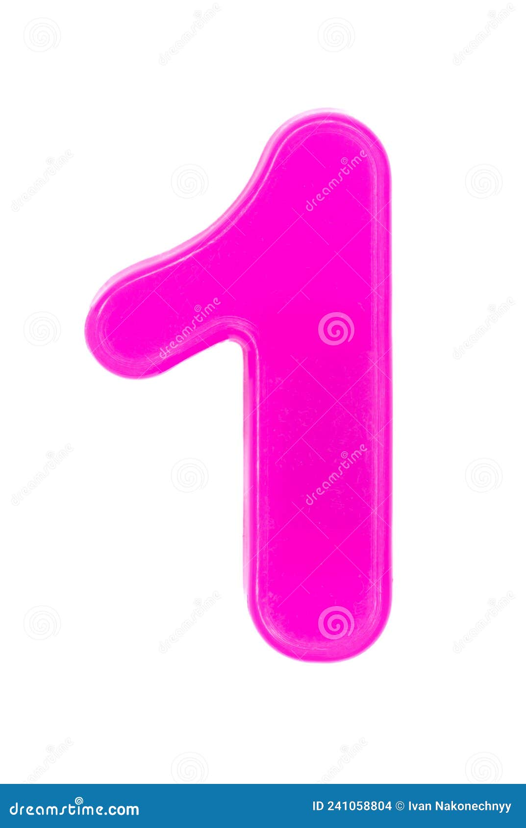 Number One on a White Background Stock Photo - Image of background ...