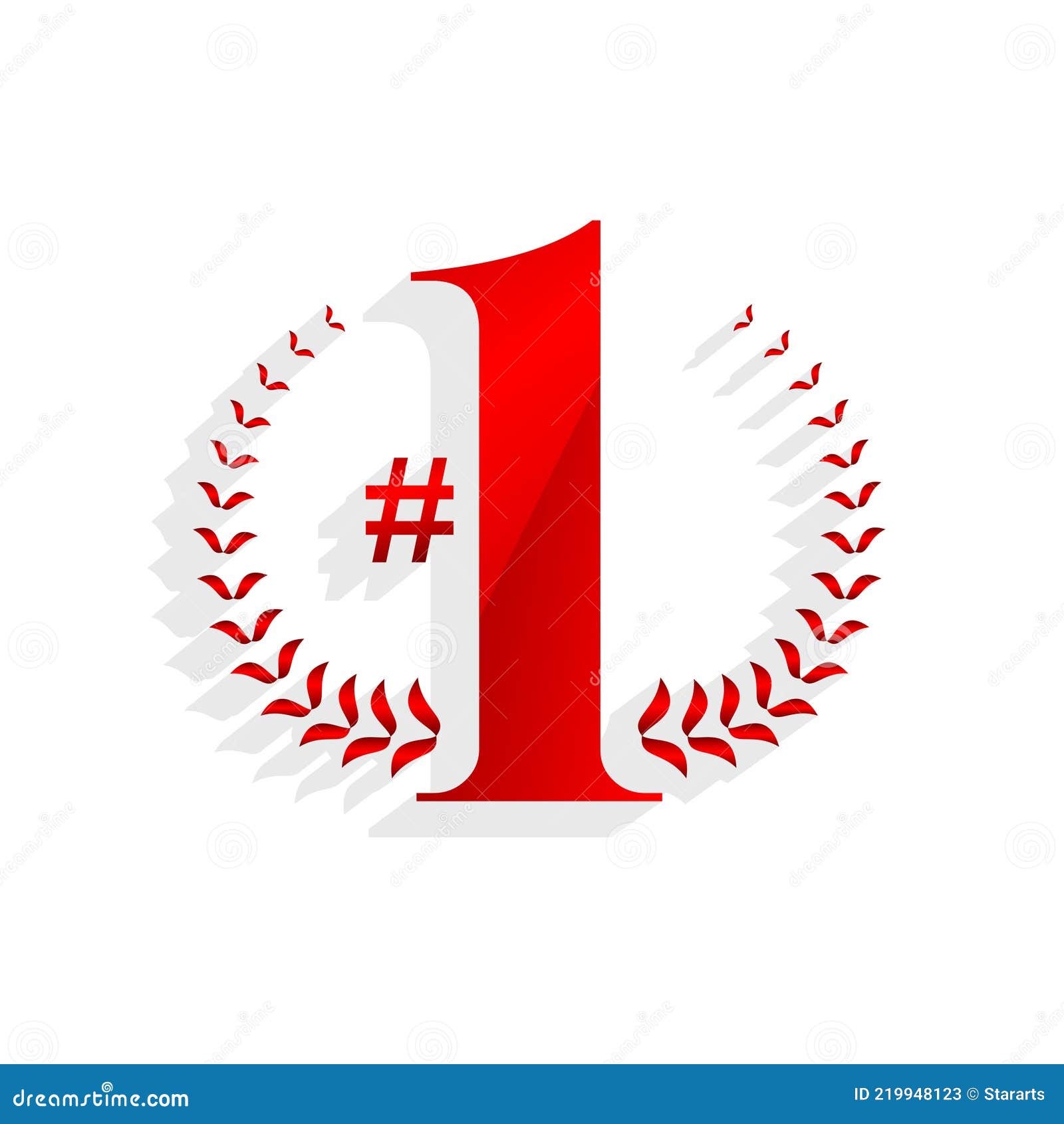 Number One Winner Sign Design Stock Vector - Illustration of winner ...