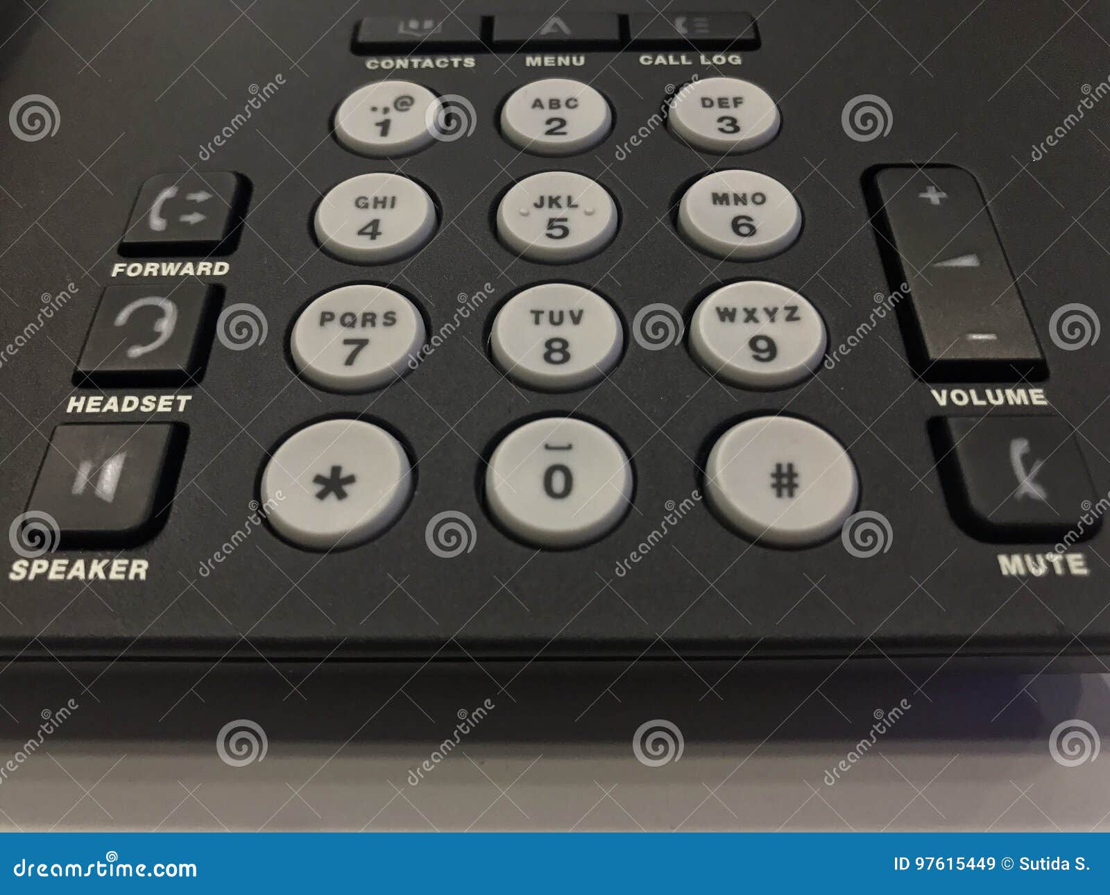 Number pad stock image. Image of press, equipment, talk - 97615449