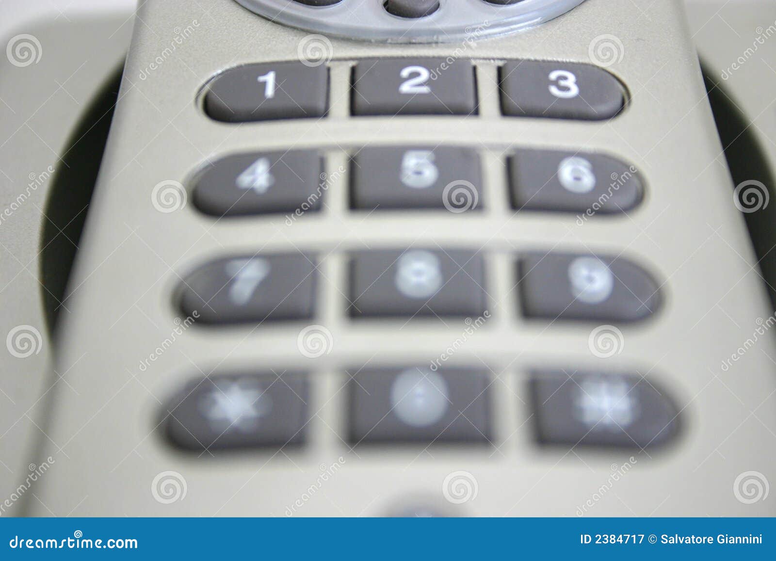 Number Pad of Cordless Phone Stock Image - Image of touch, call: 2384717