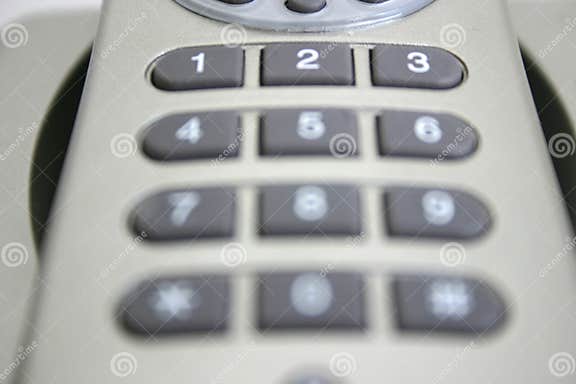 Number Pad of Cordless Phone Stock Image - Image of touch, call: 2384717