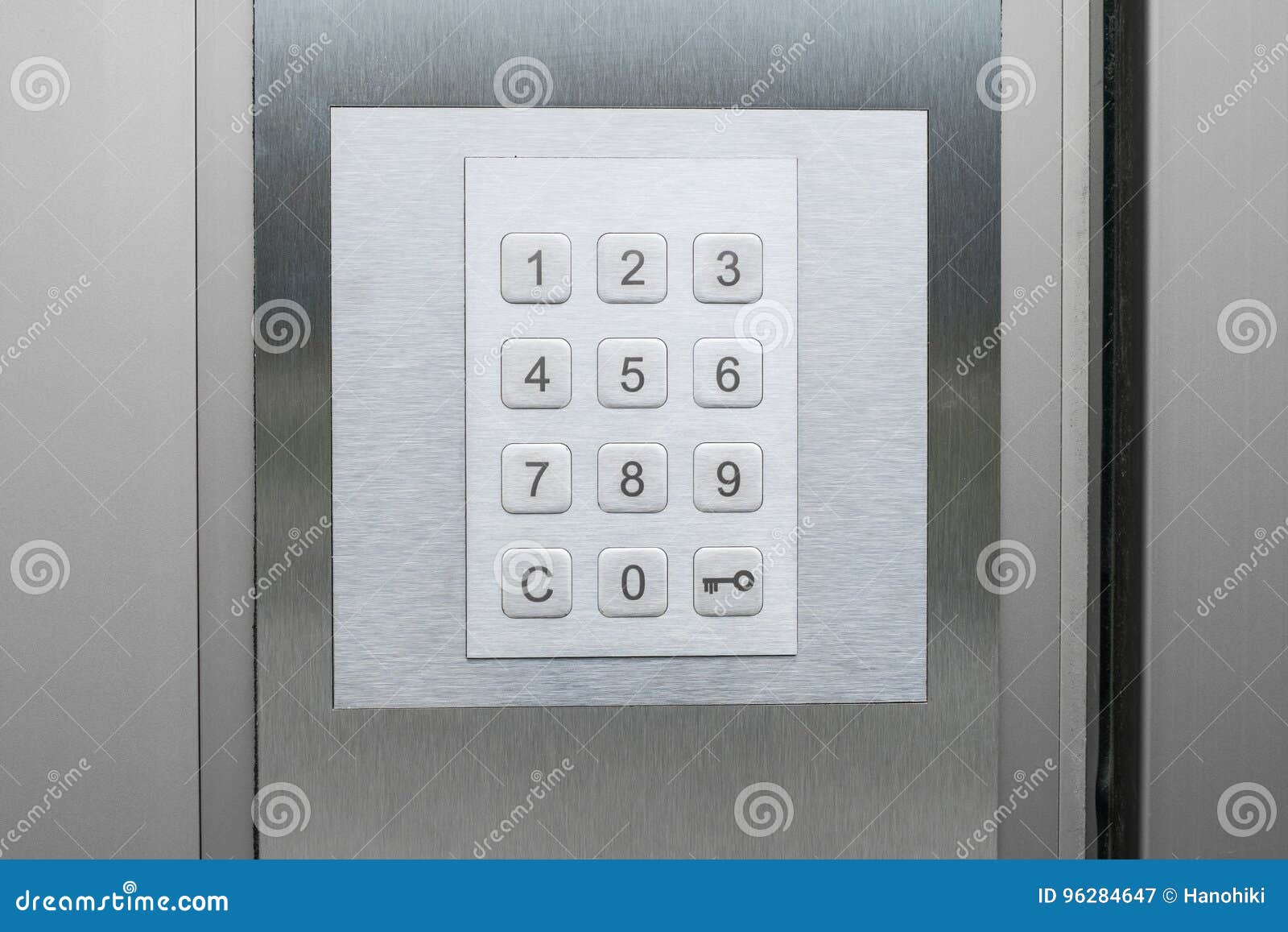 Number Pad on Door - Number Keypad Closeup Stock Image - Image of ...
