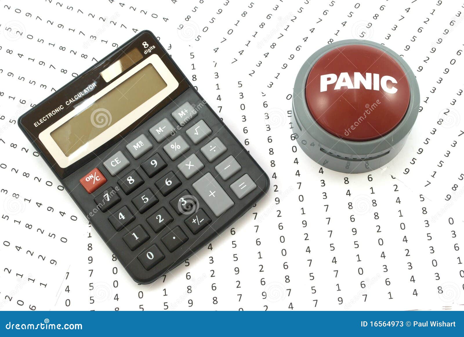 Number Panic stock image. Image of counting, panic, forecasting - 16564973