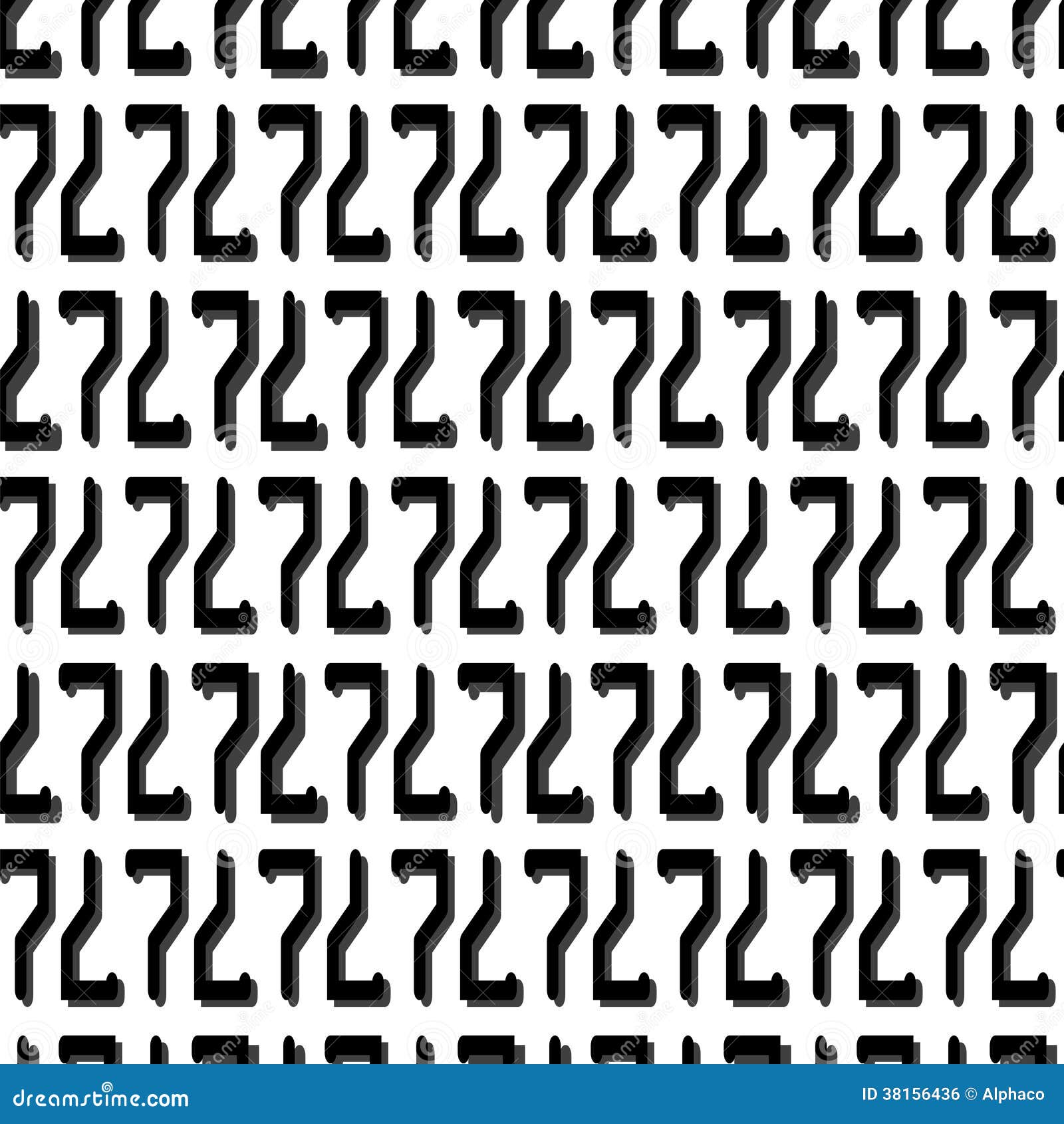 Number pattern stock vector. Illustration of pattern - 38156436