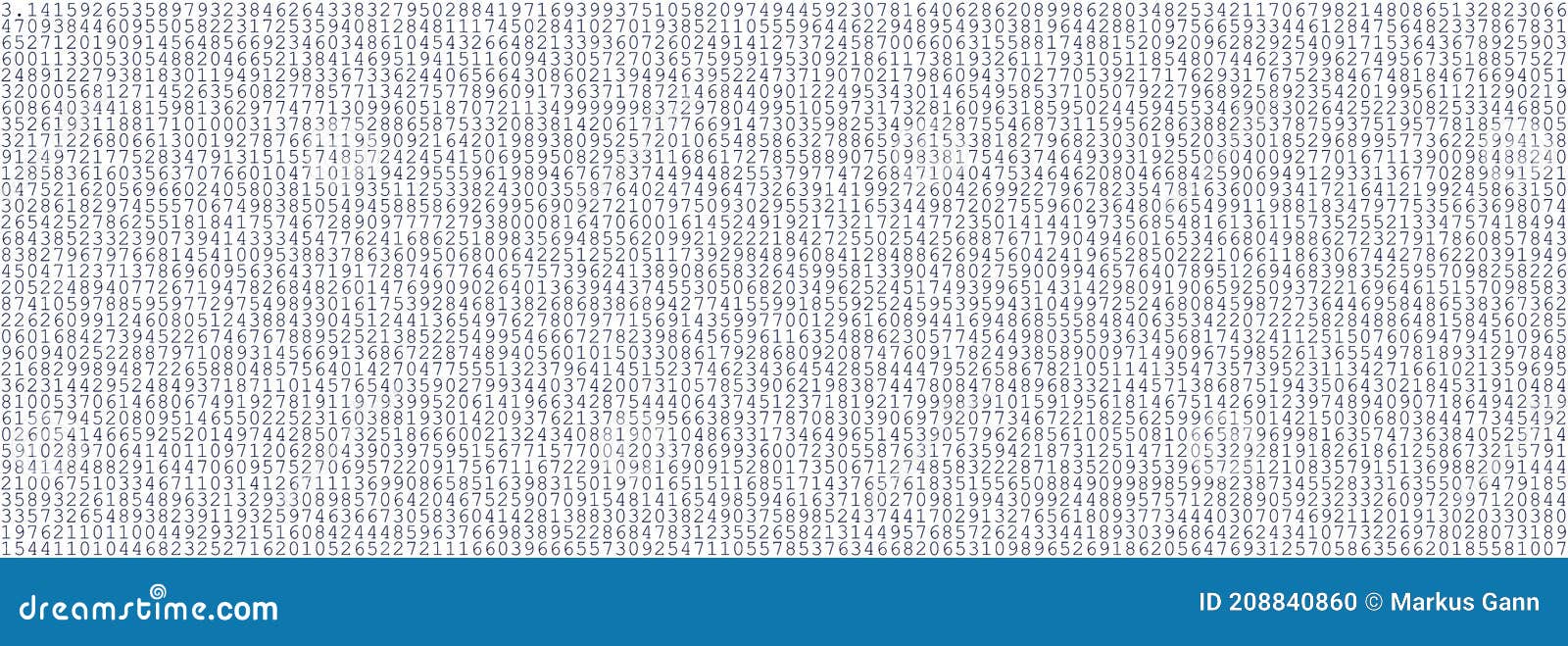 Number of Pi As a Background Stock Photo - Image of numerical, school ...