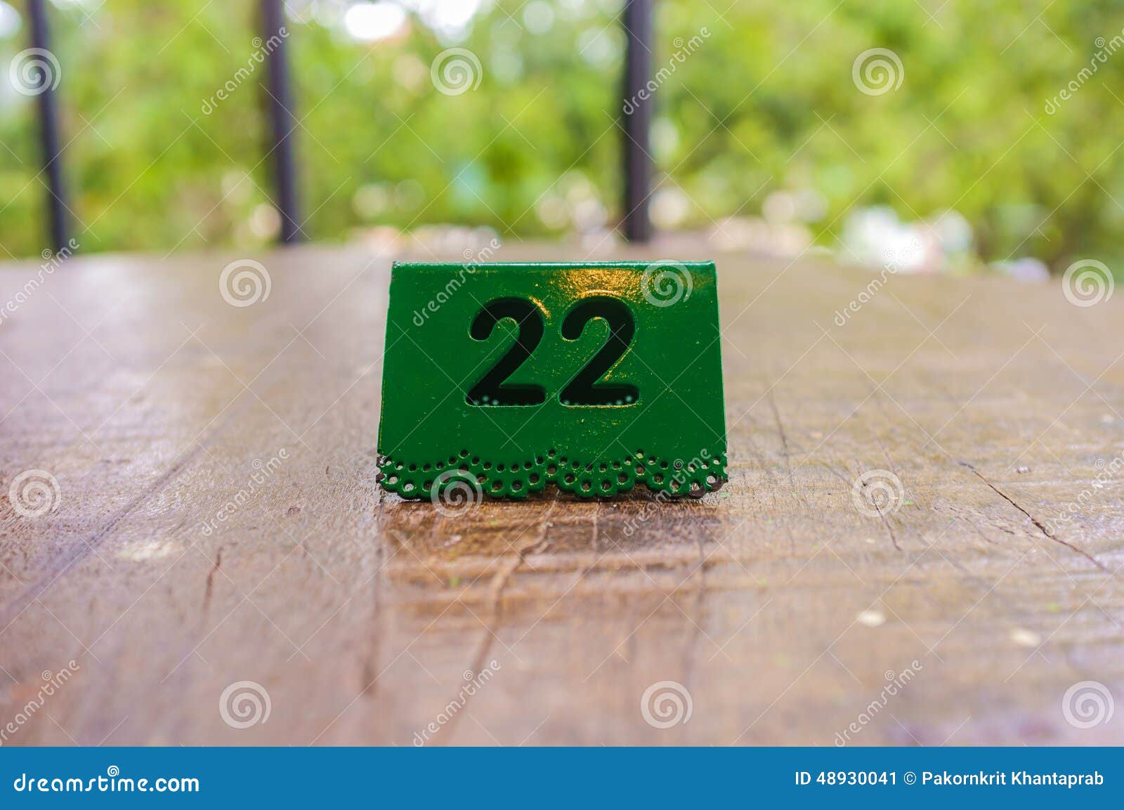 Number Plate in Table stock image. Image of number, closeup - 48930041