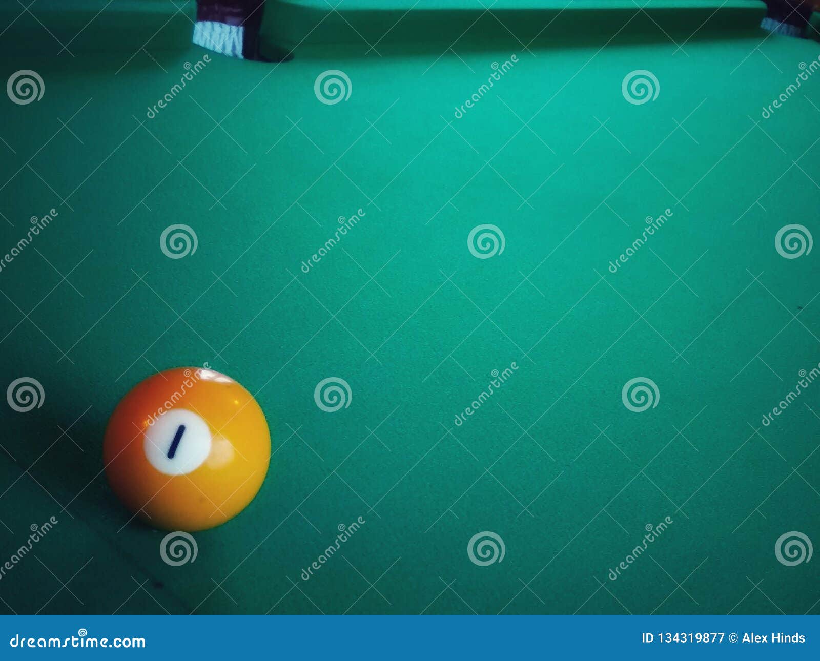 Number 1 pool ball stock image. Image of pool, table - 134319877