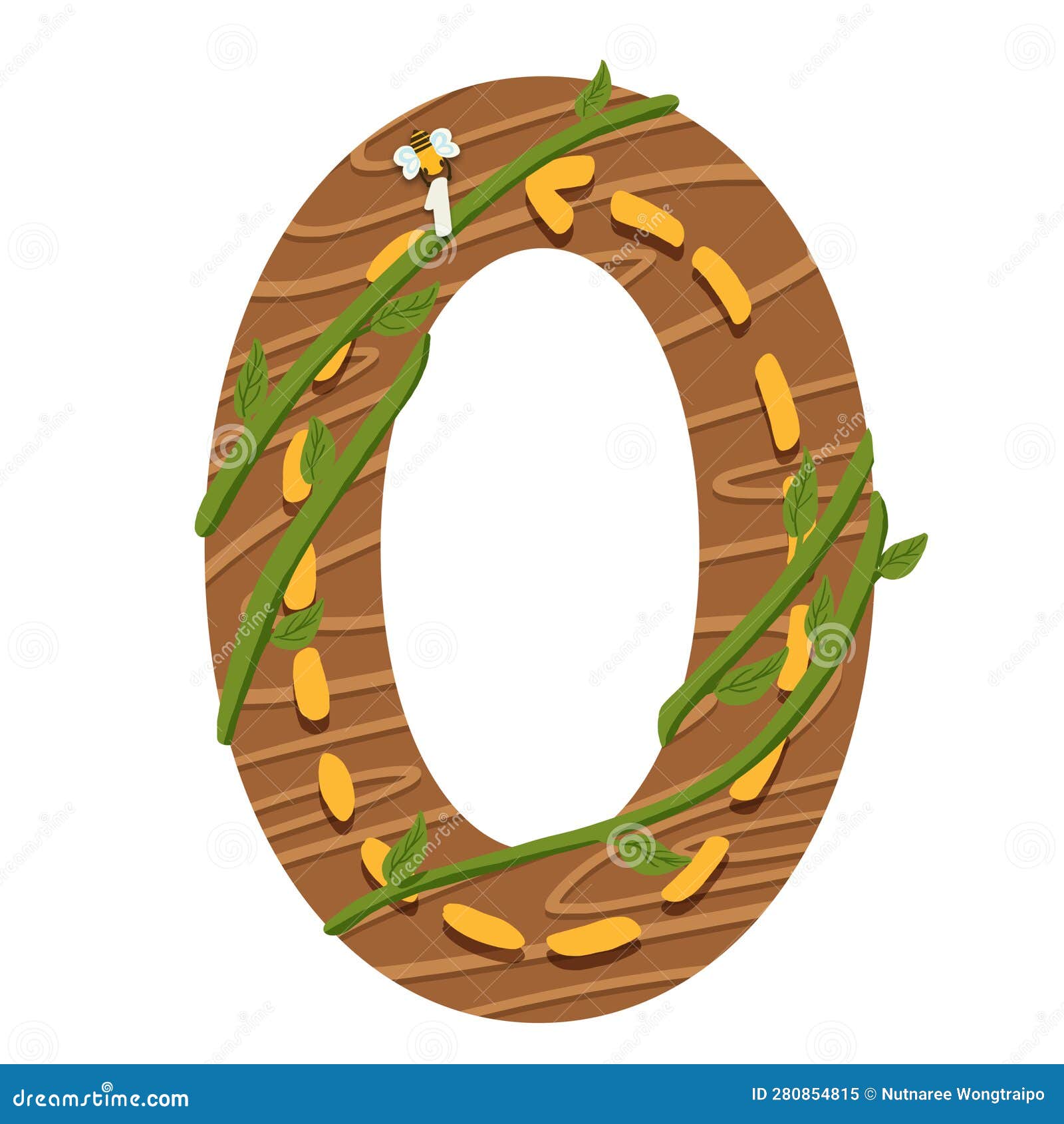 Number 0 : Practice Writing Numbers Stock Illustration - Illustration ...