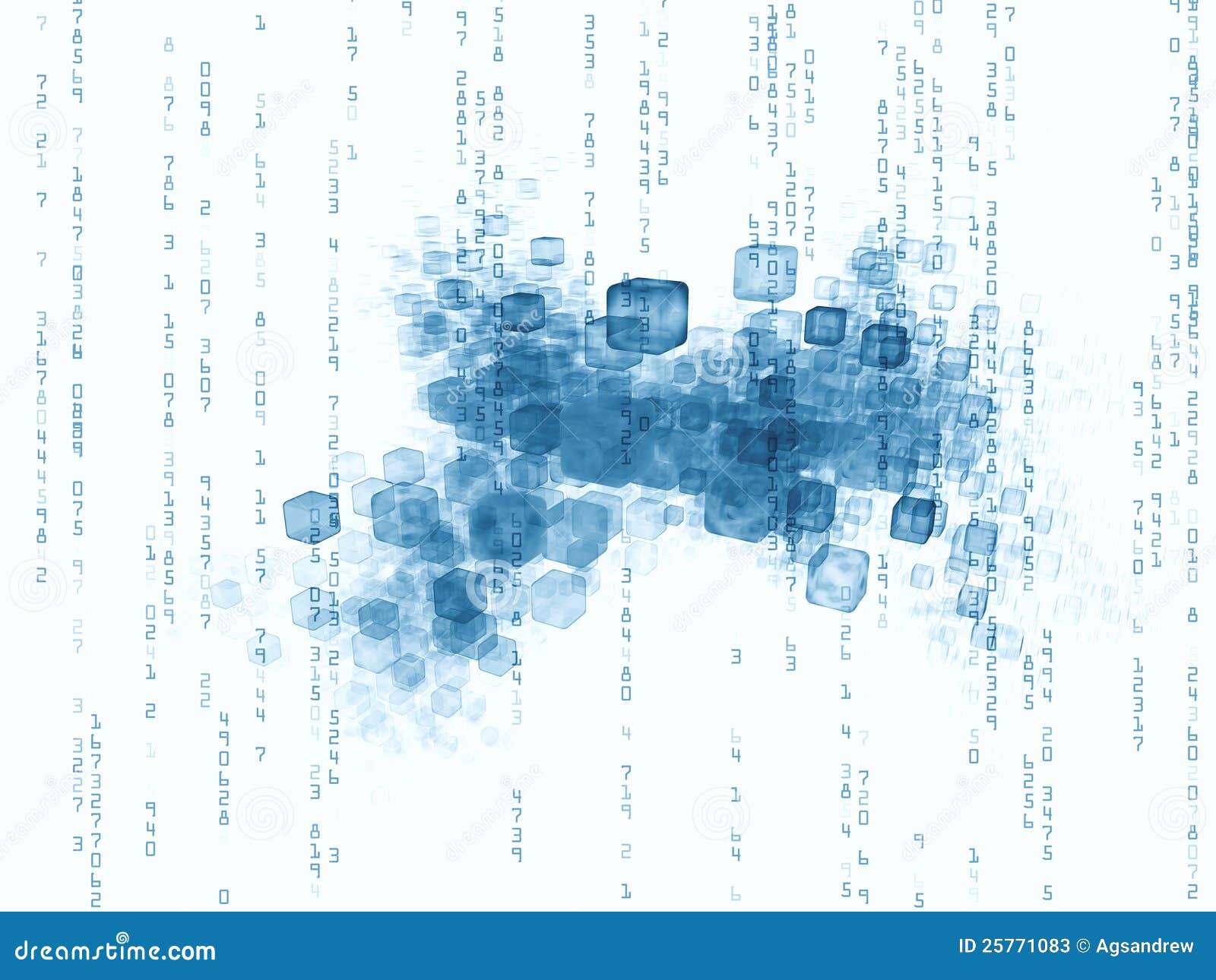 Number Processing stock illustration. Illustration of information ...